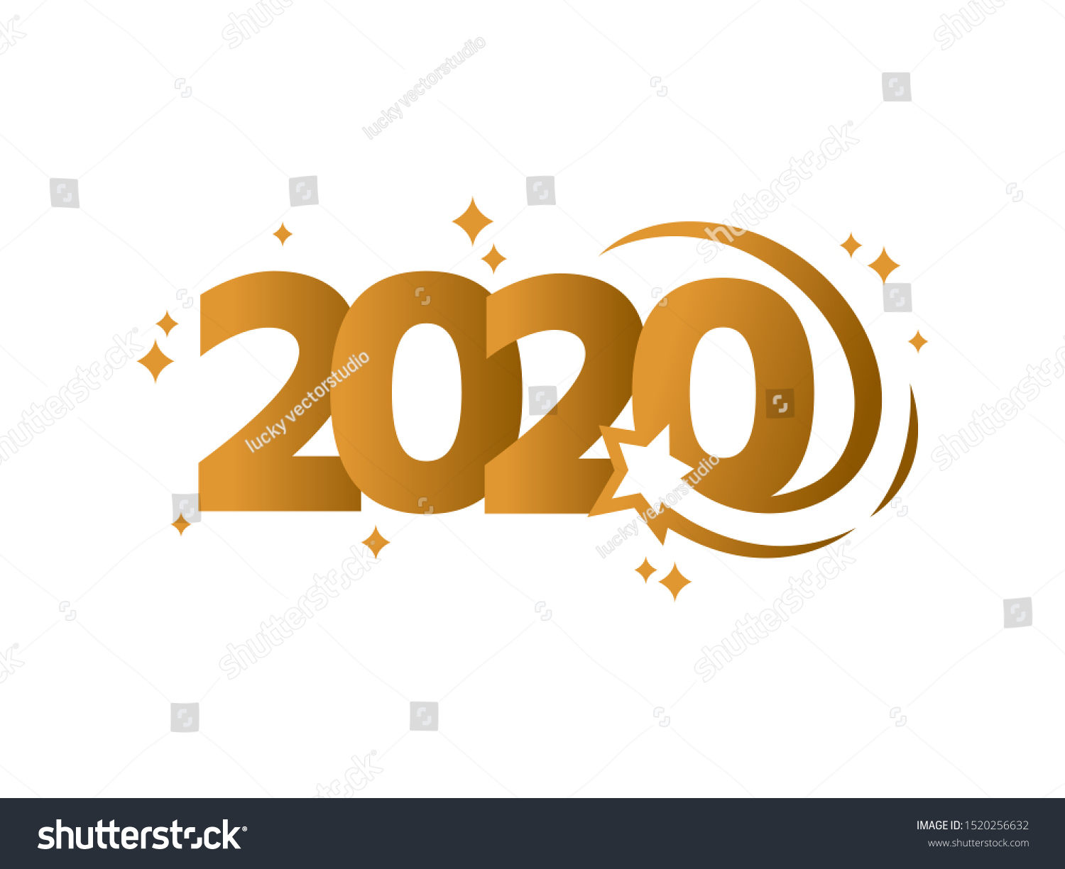 2020 Logo Text Design Template: เวกเตอร์สต็อก (ปลอดค่าลิขสิทธิ์ ...
