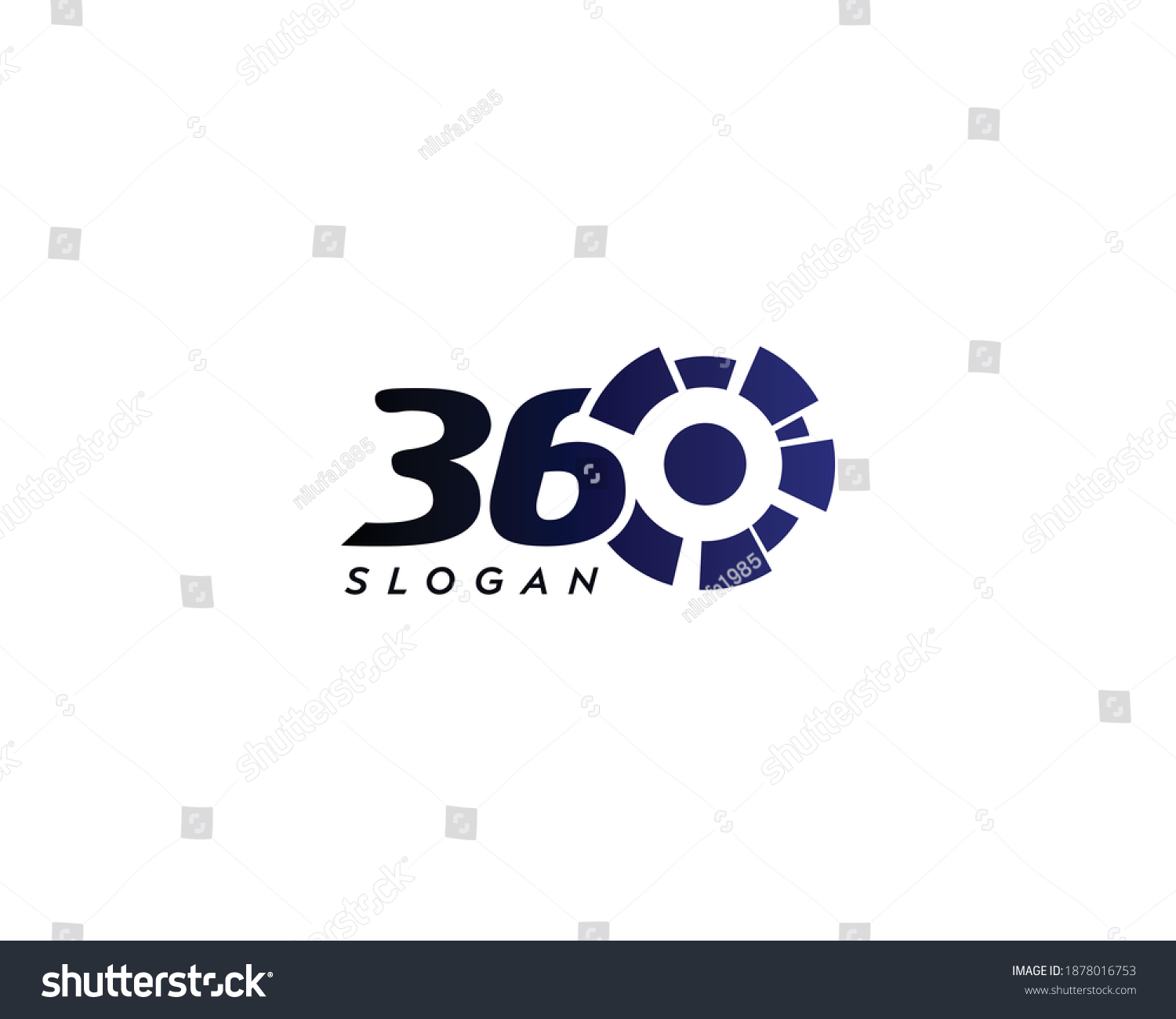 360 Logo Vector Design360 Degree Vector Stock Vector (Royalty Free ...