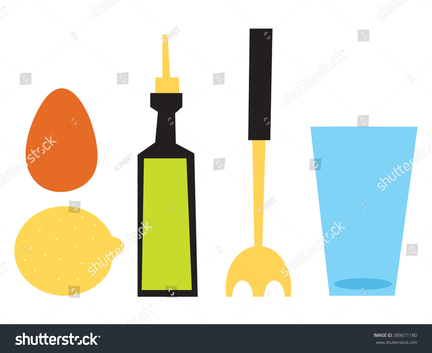 Mayonnaise Vector Illustration Stock Vector (Royalty Free) 389671180 ...