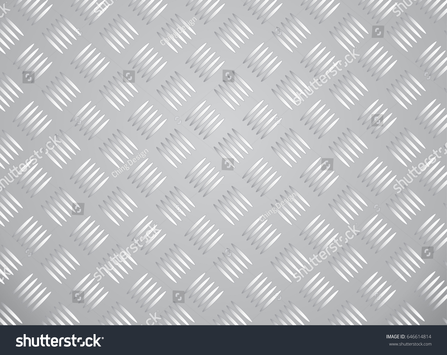 Metal Diamond Platevector Design Stock Vector (Royalty Free) 646614814 ...