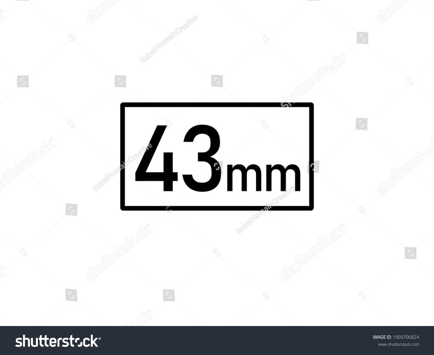 2 43 mm size Images, Stock Photos & Vectors | Shutterstock