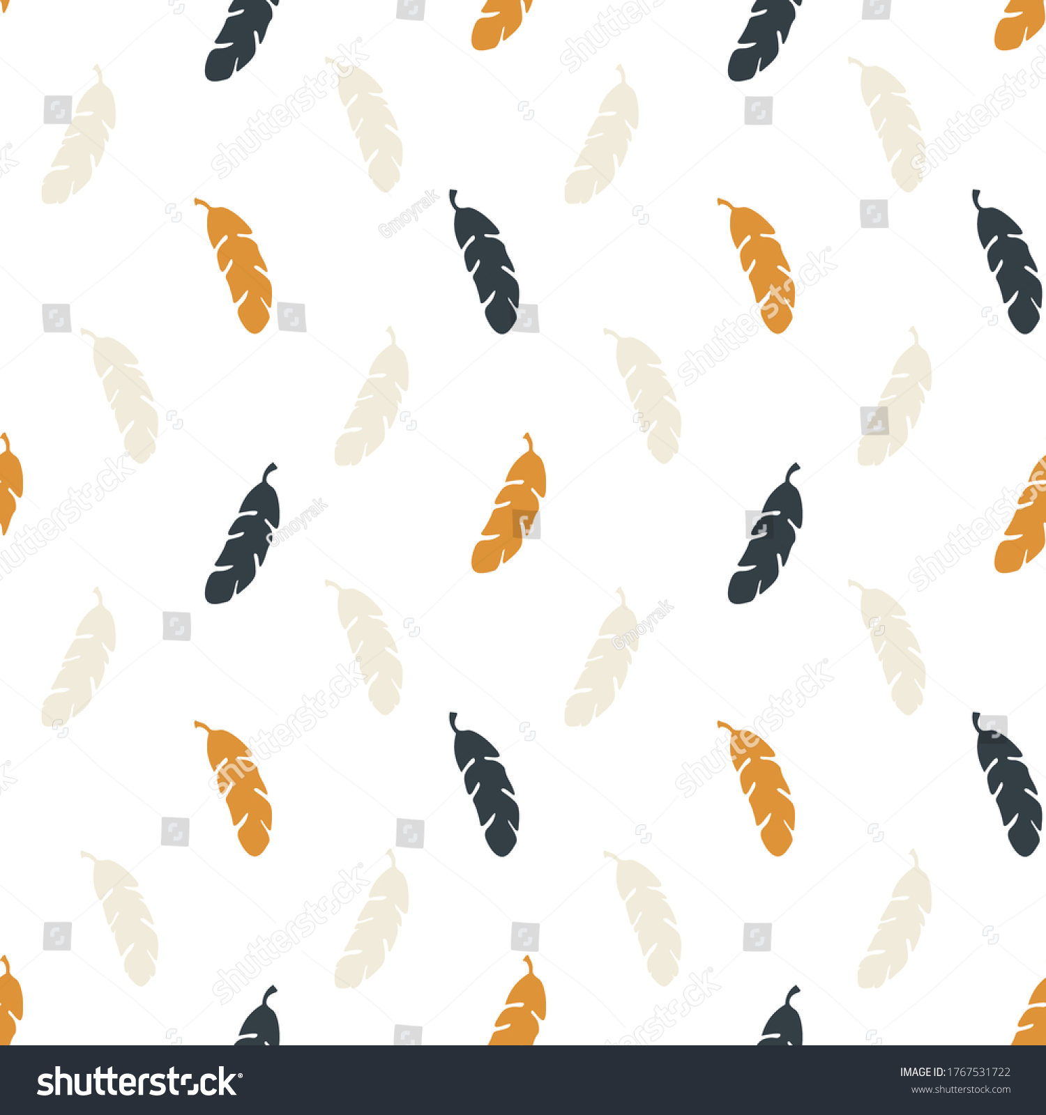 Modern Minimalistic Pattern Tricolor Pattern Seamless Stock Vector ...