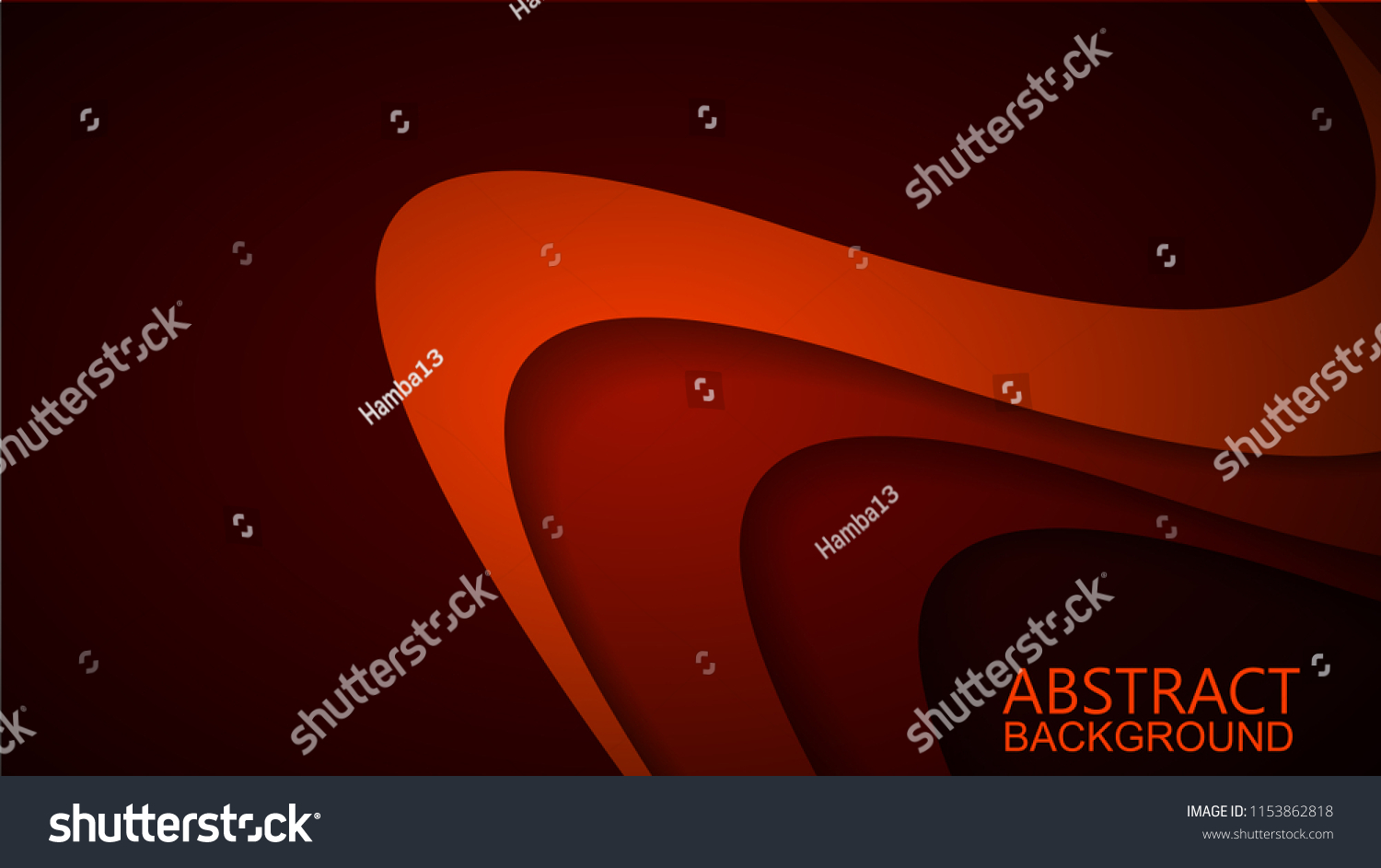 Modern Red Curve Vector Background Stock Vector (Royalty Free ...