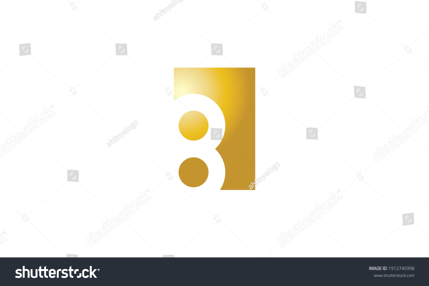 Modern Simple Number 8 Logo Stock Vector (Royalty Free) 1912745998 ...