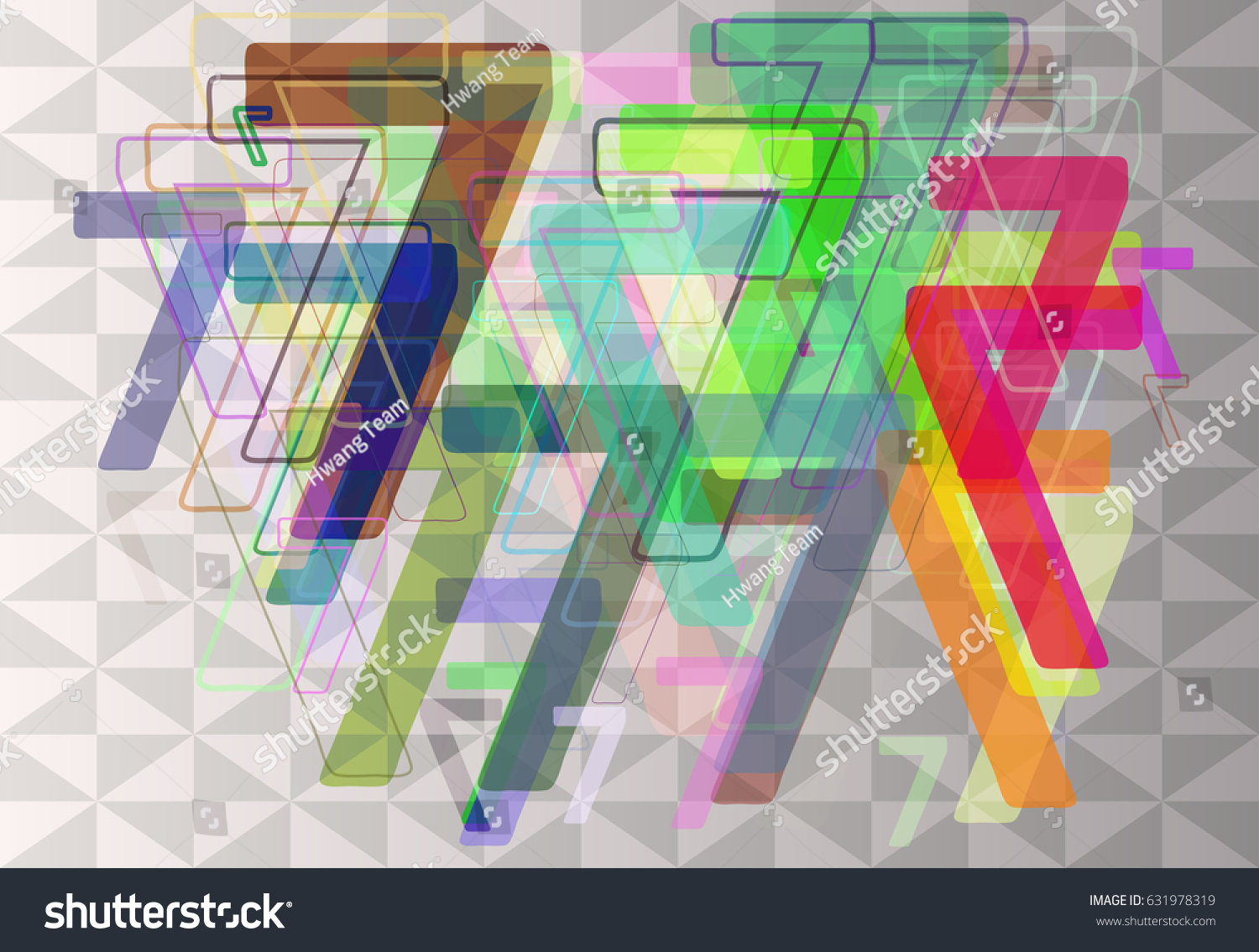 7 Number Art Design Stock Vector (Royalty Free) 631978319 | Shutterstock