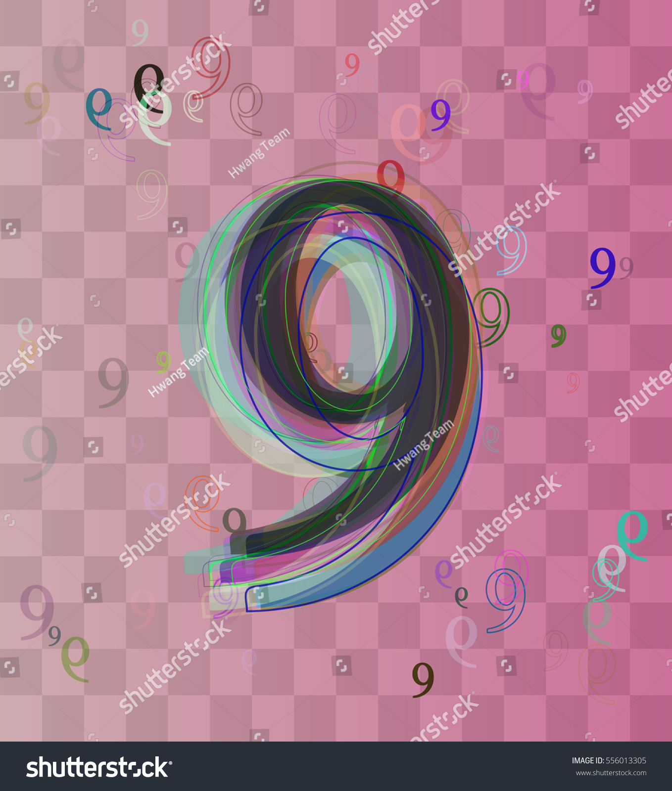 9 Number Idea Icon Stock Vector (Royalty Free) 556013305