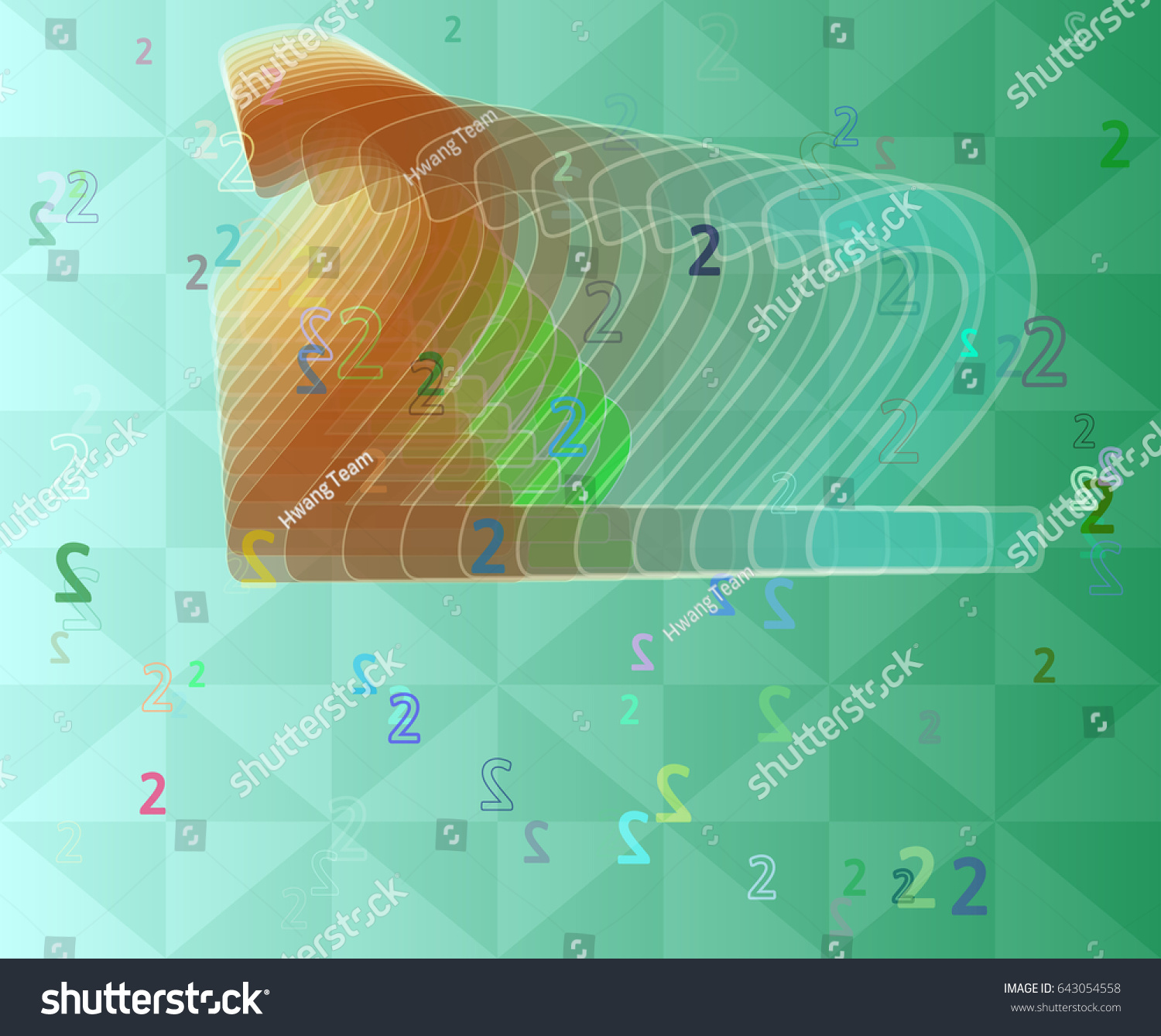 2 Number Idea Icon Stock Vector (Royalty Free) 643054558