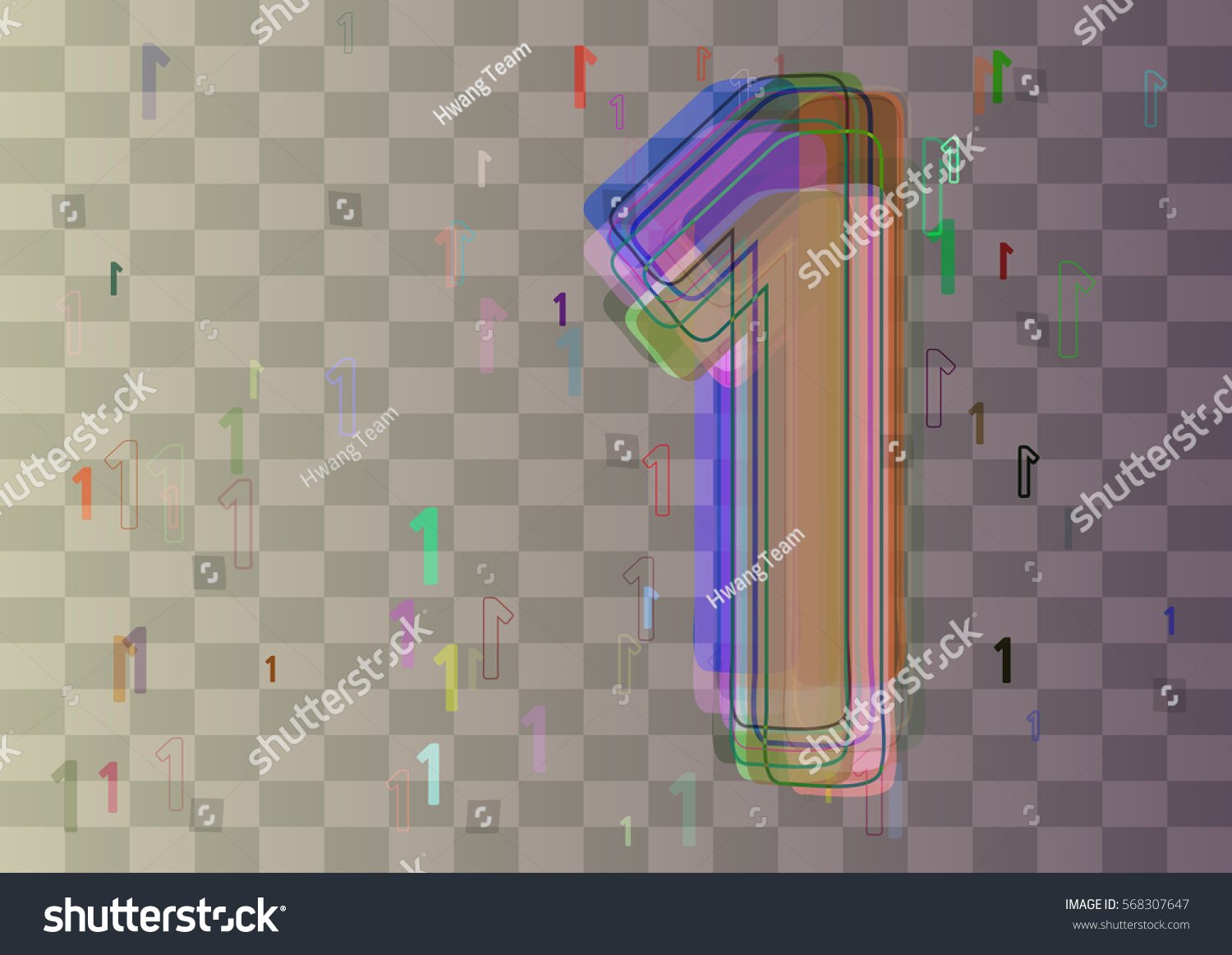 1 Number Template Icon Stock Vector (Royalty Free) 568307647 | Shutterstock