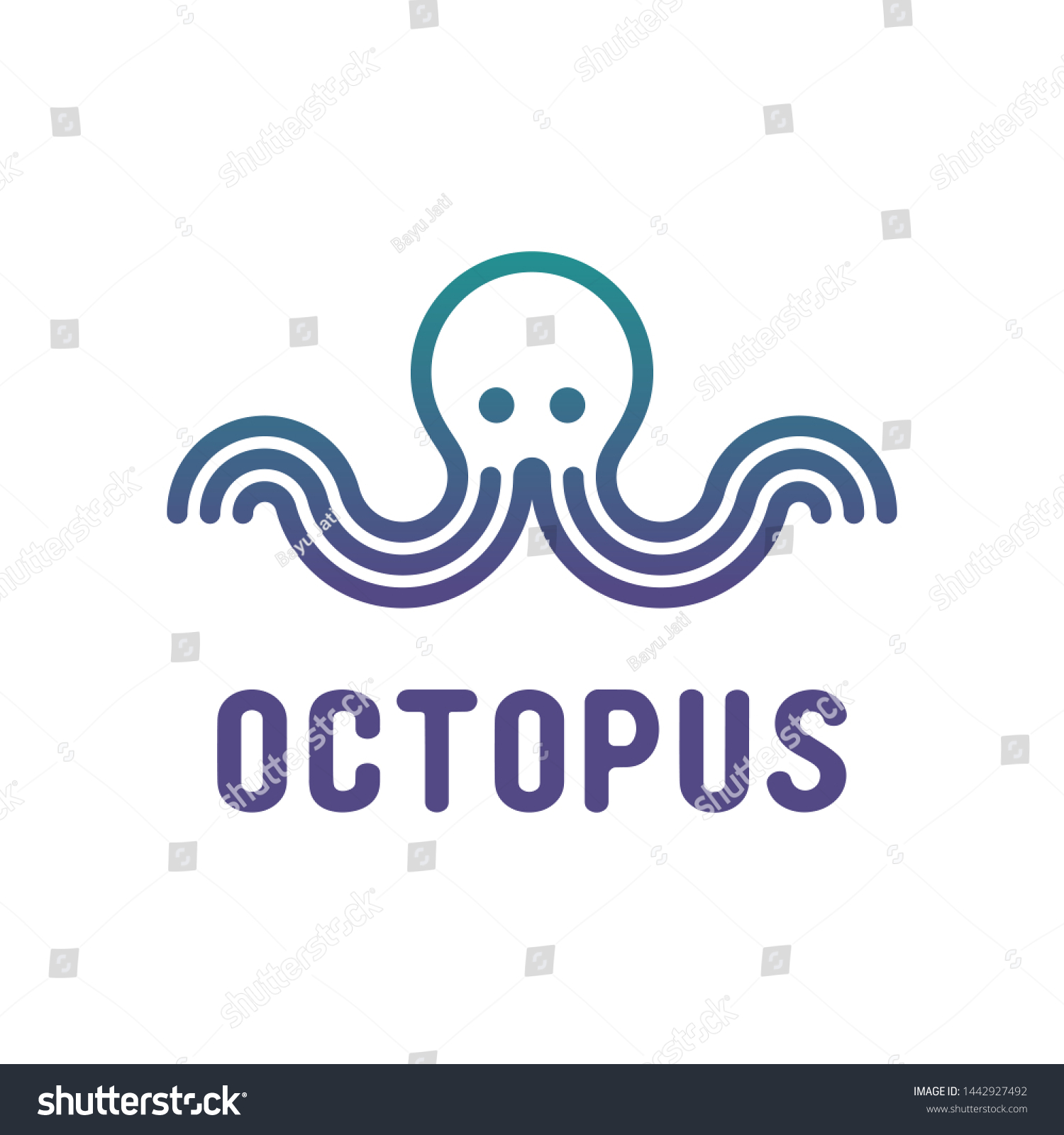 Octopus Logo Vector Design Inspiration Stock Vector (Royalty Free ...