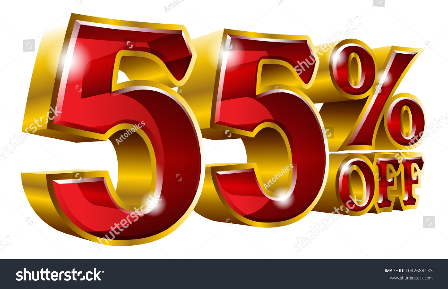 55 Off Fifty Five Percent Off Stock Vector (Royalty Free) 1042684138 ... 55 Off Fifty Five Percent Off Stock Vector (Royalty Free) 1042684138 ...