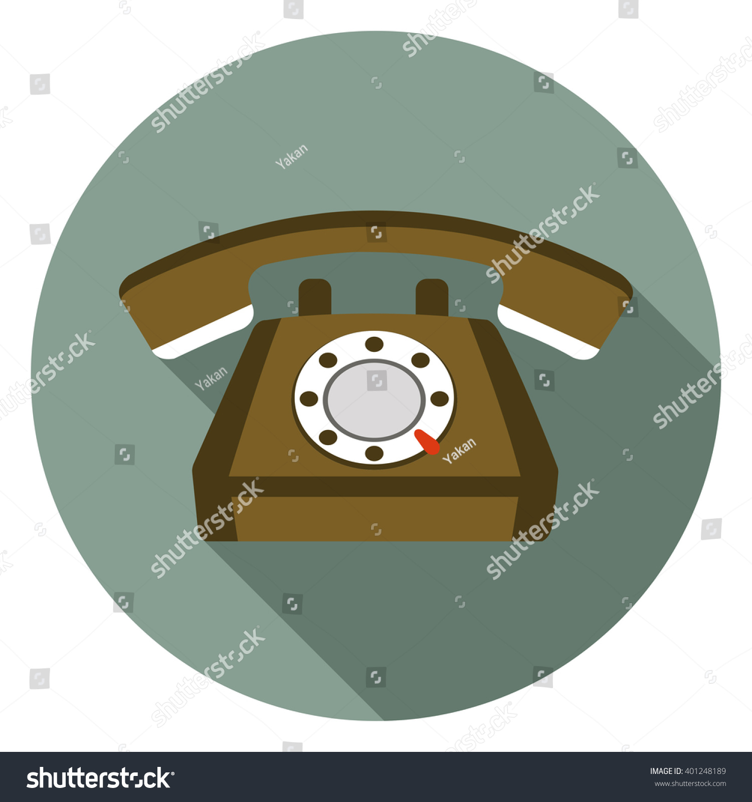 Old Phone Icon Stock Vector (Royalty Free) 401248189 | Shutterstock