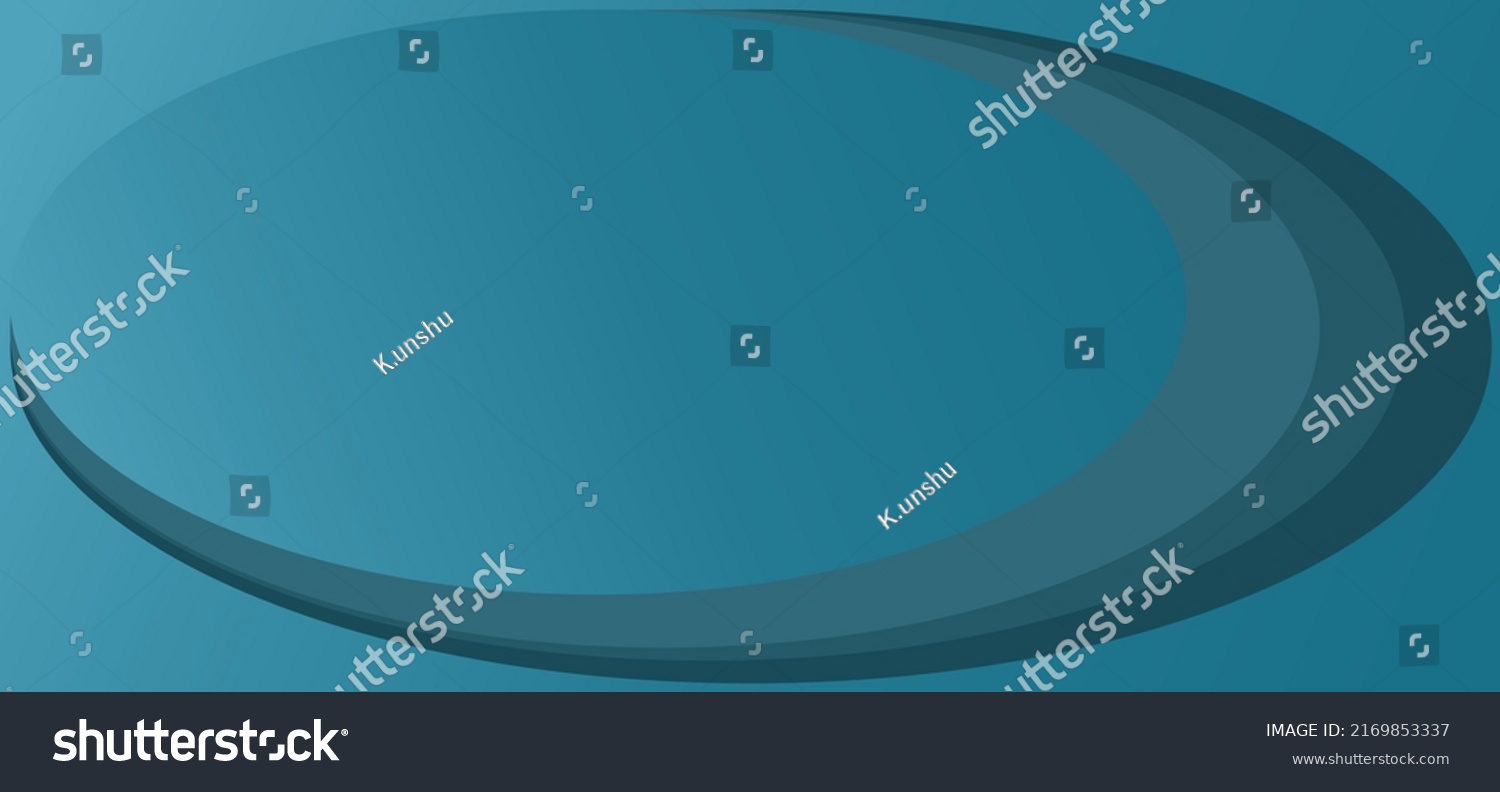 Oval Graphic Blue Green Background Vector Stock Vector (Royalty Free ...