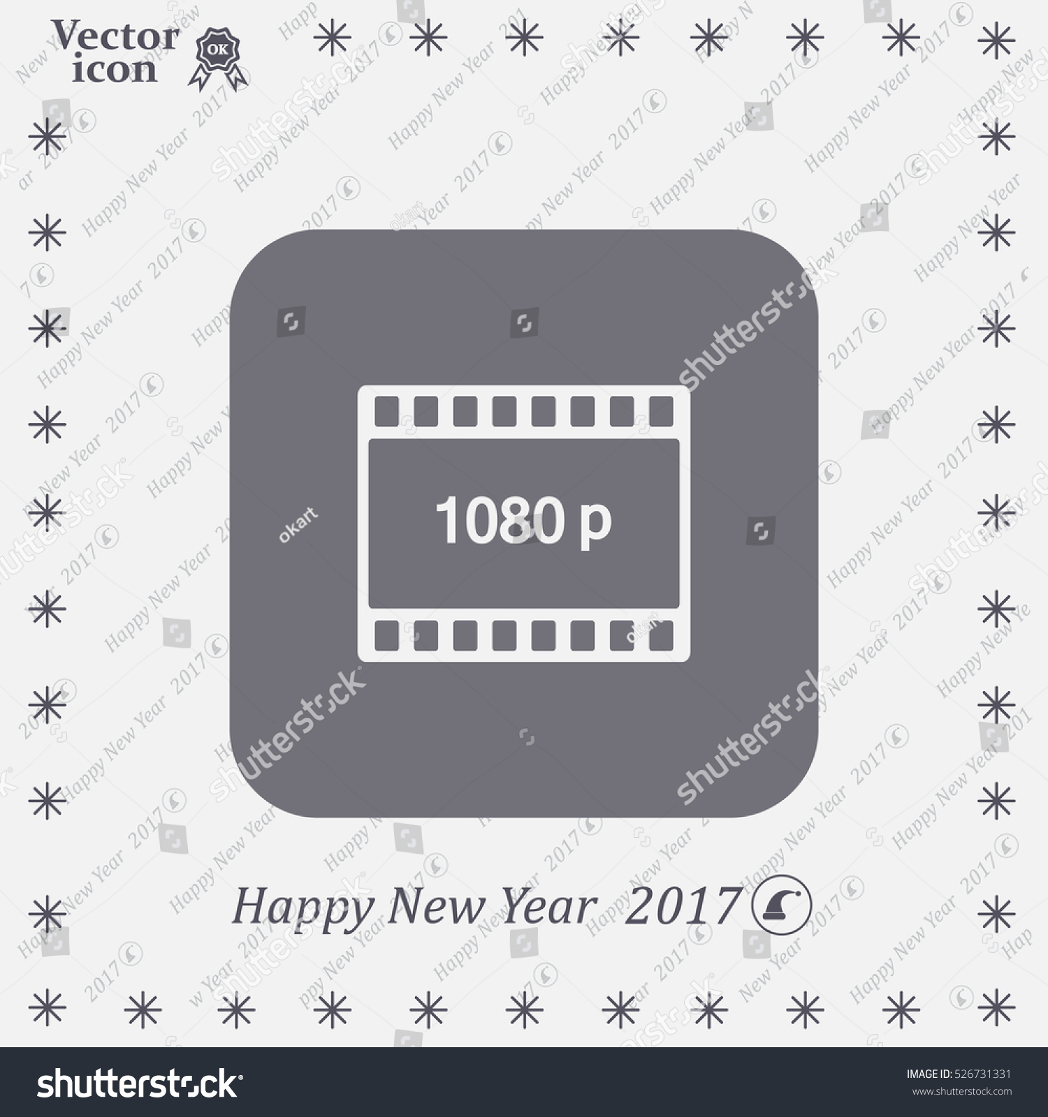 1080p Full Hd Sign Stock Vector (Royalty Free) 526731331