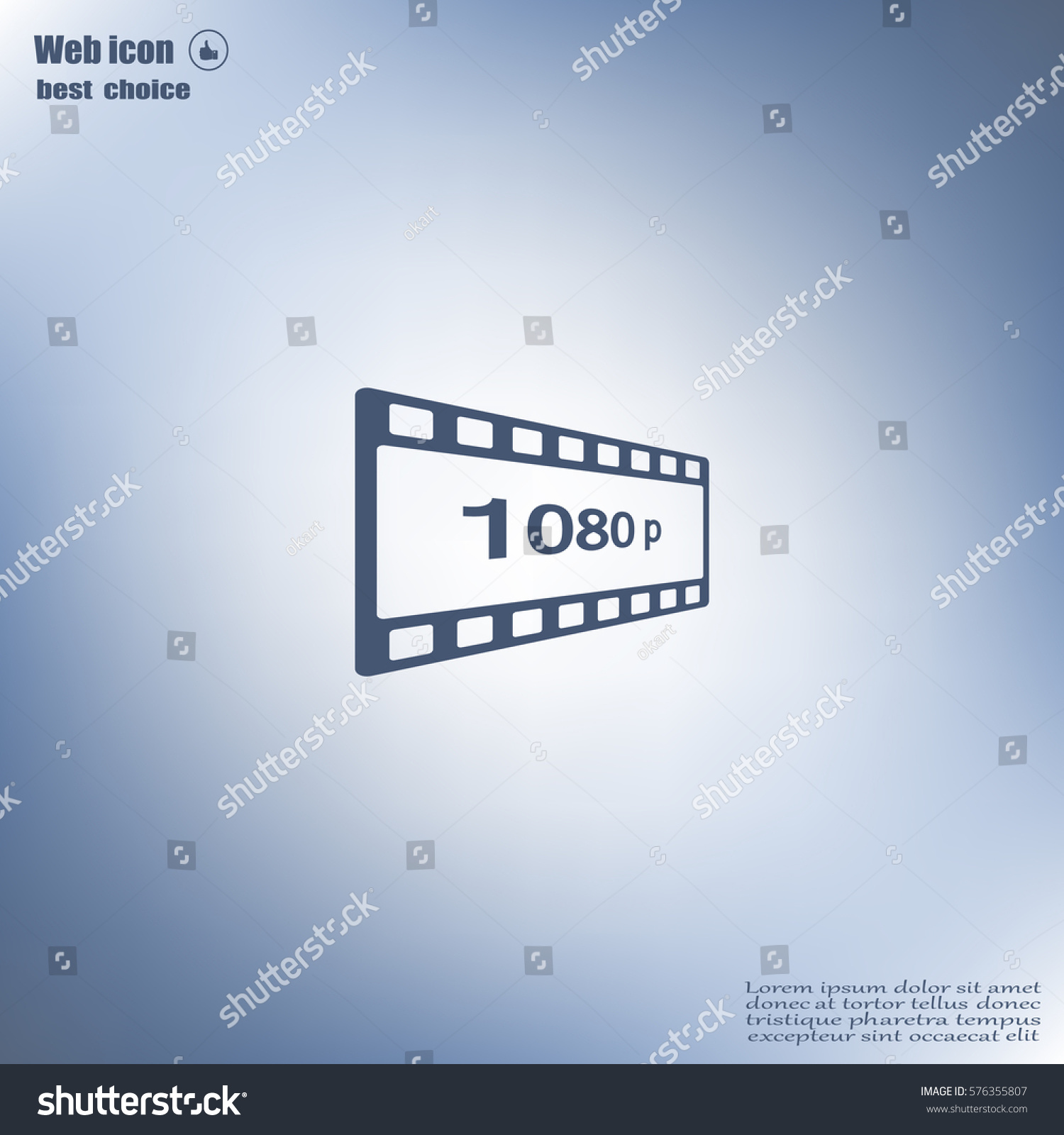 1080p Full Hd Sign Stock Vector (Royalty Free) 576355807 | Shutterstock