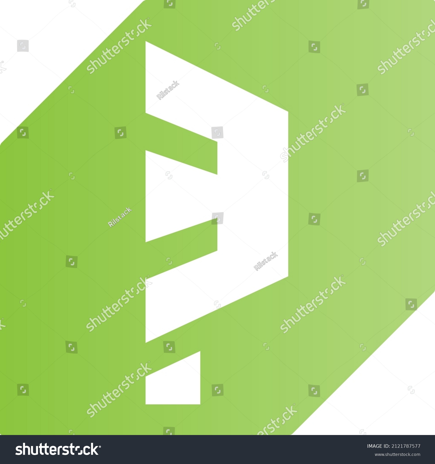 3p Logo Design Vector Illustration Stock Vector (Royalty Free) 2121787577