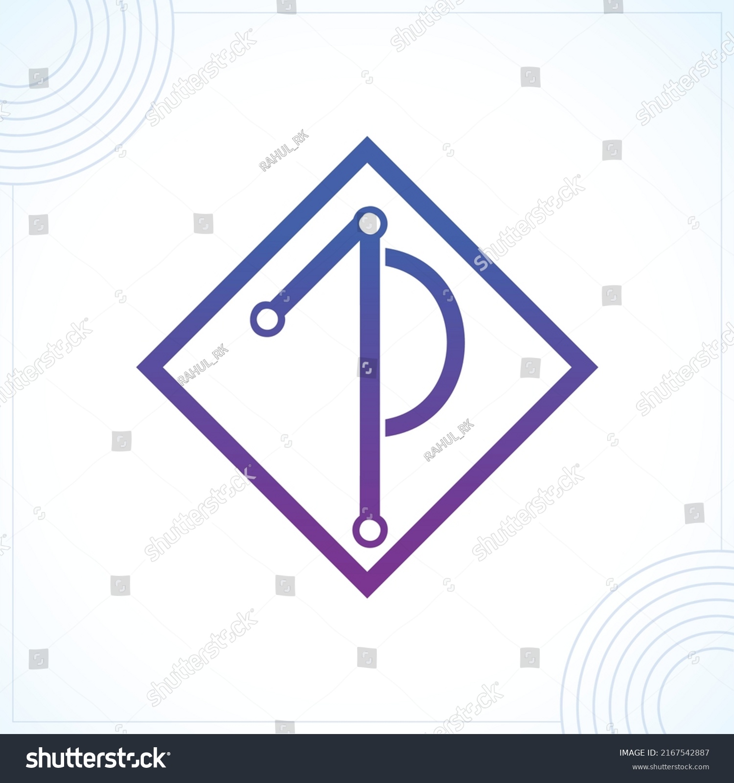 1p P1 Modern Creative Premium Logo Stock Vector (Royalty Free ...