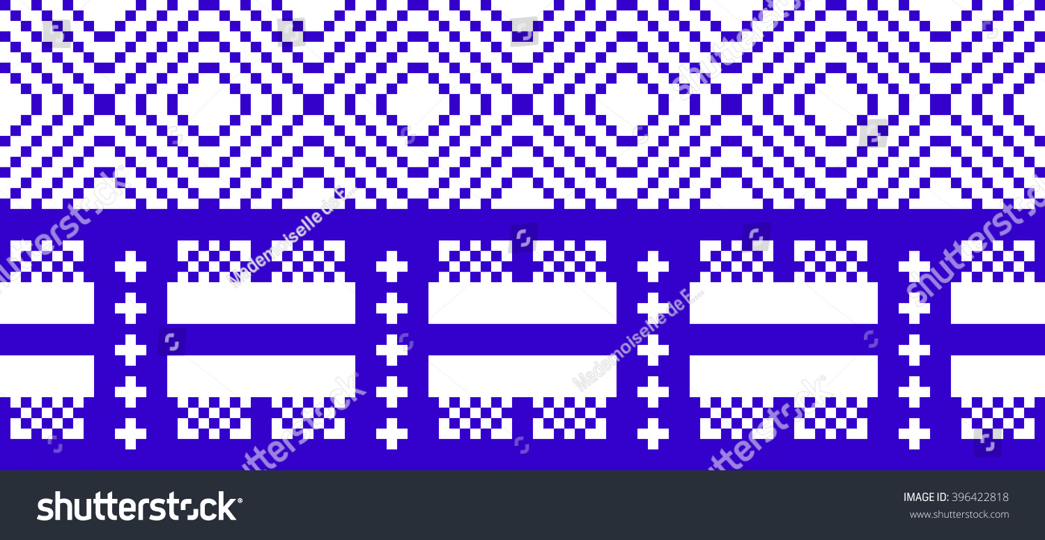 Pixel Design Vector Image Pattern Seamless Stock Vector (Royalty Free ...