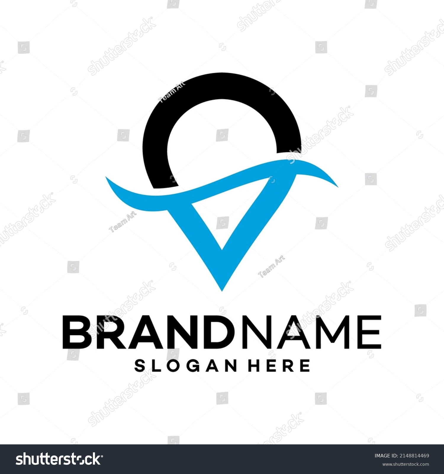 Point Icon Logo Design Template Illustration Stock Vector (Royalty Free ...