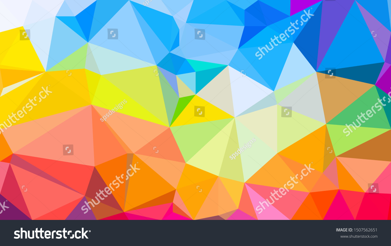 Polygon Background Illustration Vector Design Stock Vector (Royalty ...