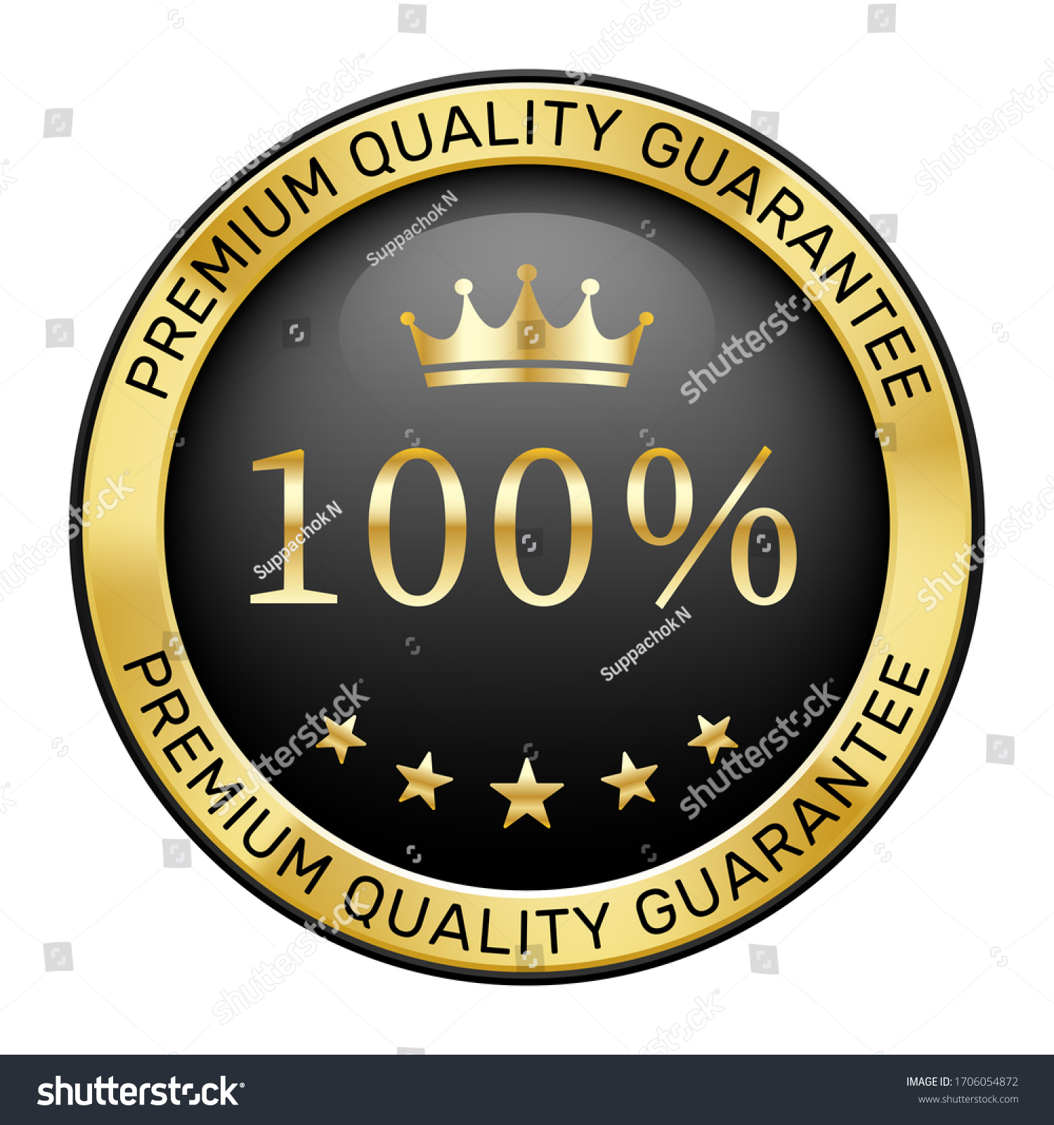 100 Premium Quality Guarantee Crown 5 Stock Vector (Royalty Free ... 100 Premium Quality Guarantee Crown 5 Stock Vector (Royalty Free ...