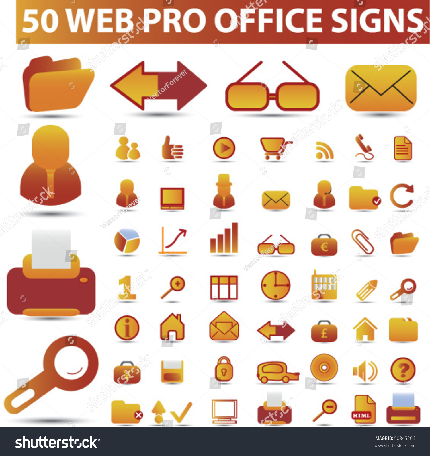 50 Pro Business Signs Vector: เวกเตอร์สต็อก (ปลอดค่าลิขสิทธิ์) 50345206 ...