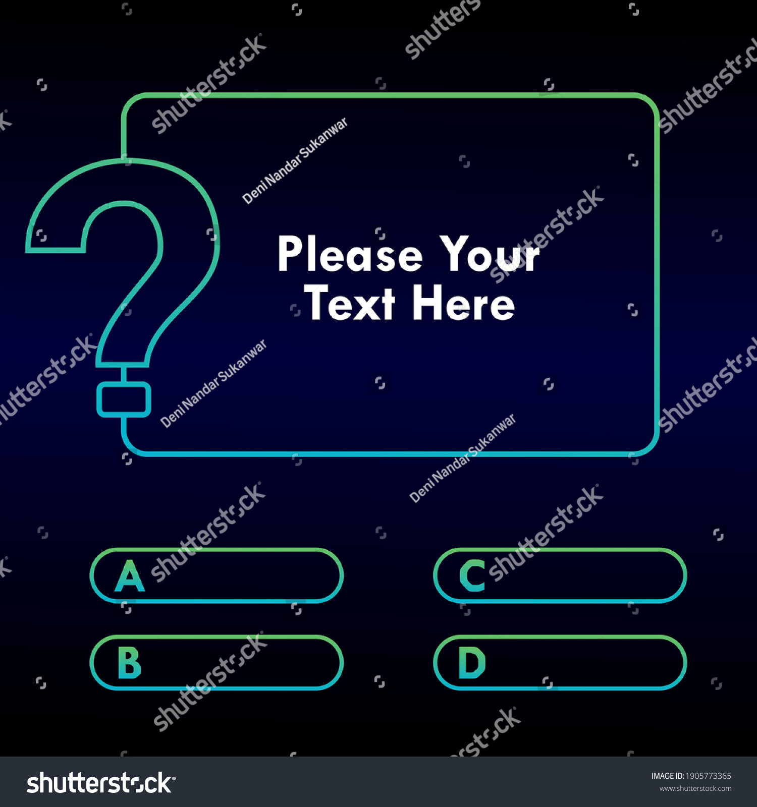 Question Mark Background Vector Template Illustration 库存矢量图（免版税 ...