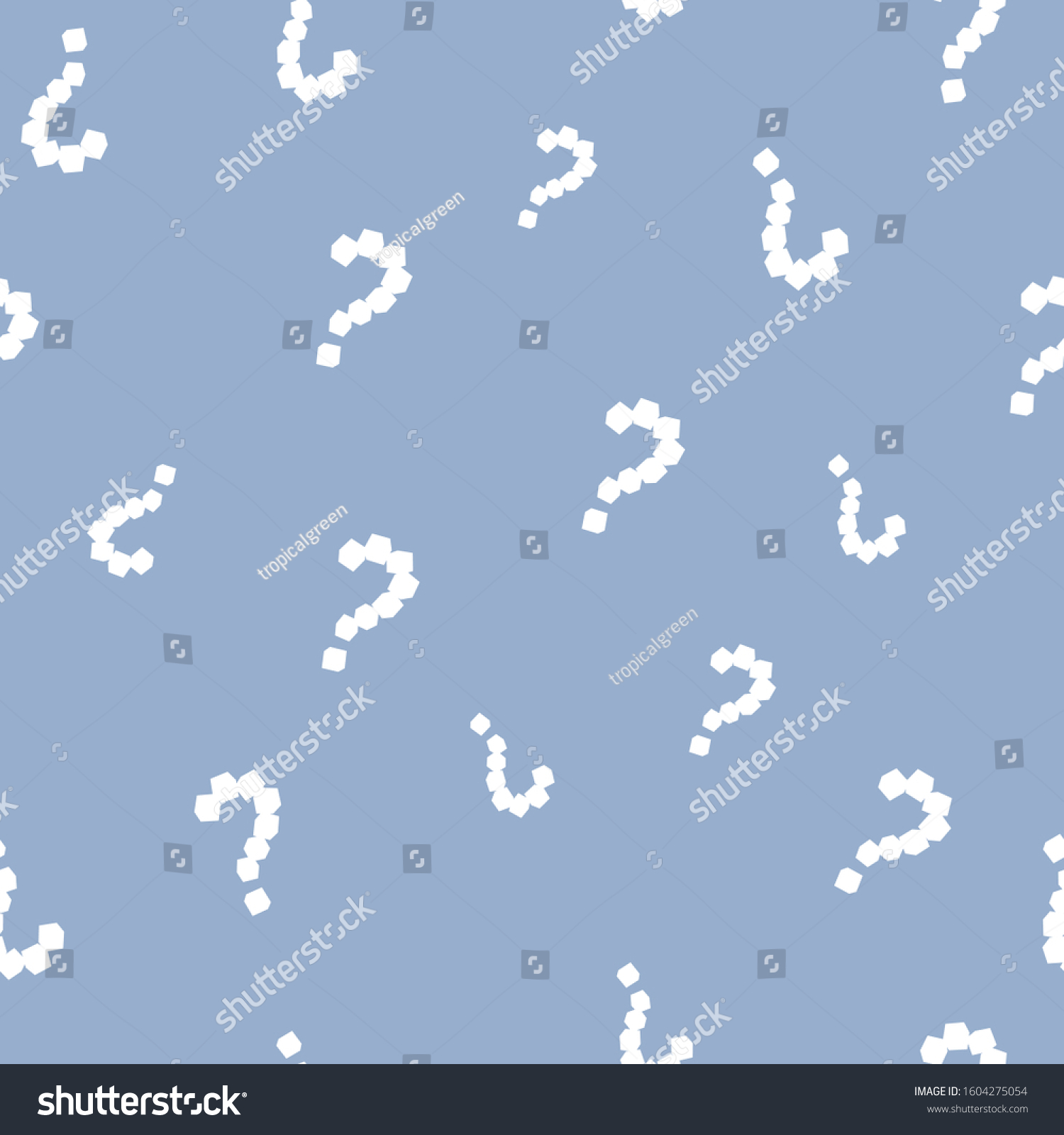 Question Mark Created Squares Stock Vector (Royalty Free) 1604275054 ...