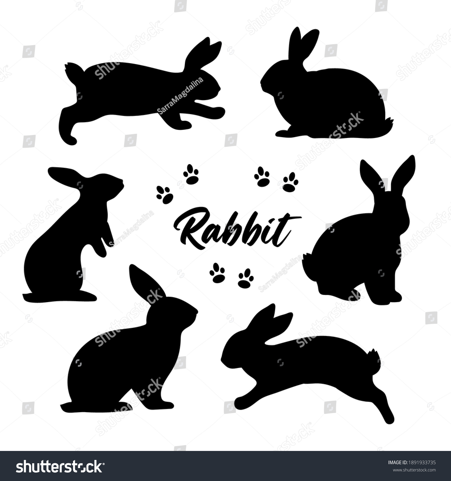 35,745 vectores de Rabbit shape - Vectores, imágenes y arte vectorial ...