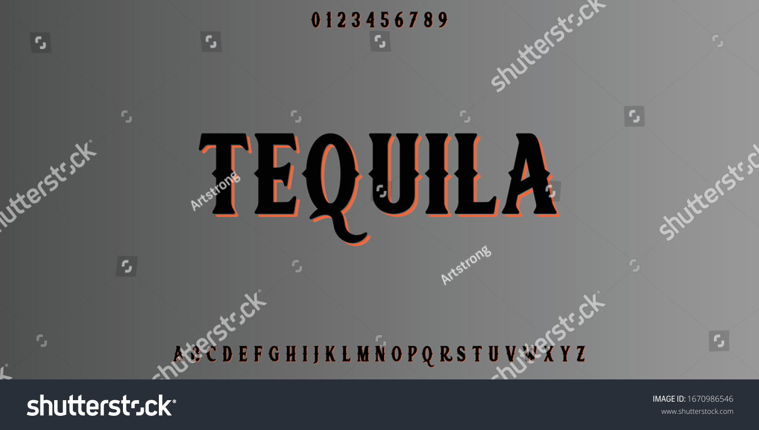 873 Tequila font Images, Stock Photos & Vectors | Shutterstock