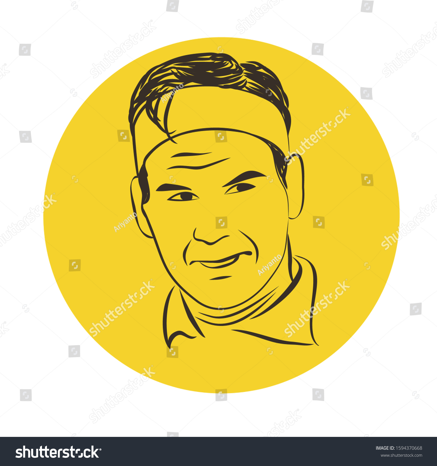 2019 Roger Federer Portrait Vector Illustration Stock Vector (Royalty ...