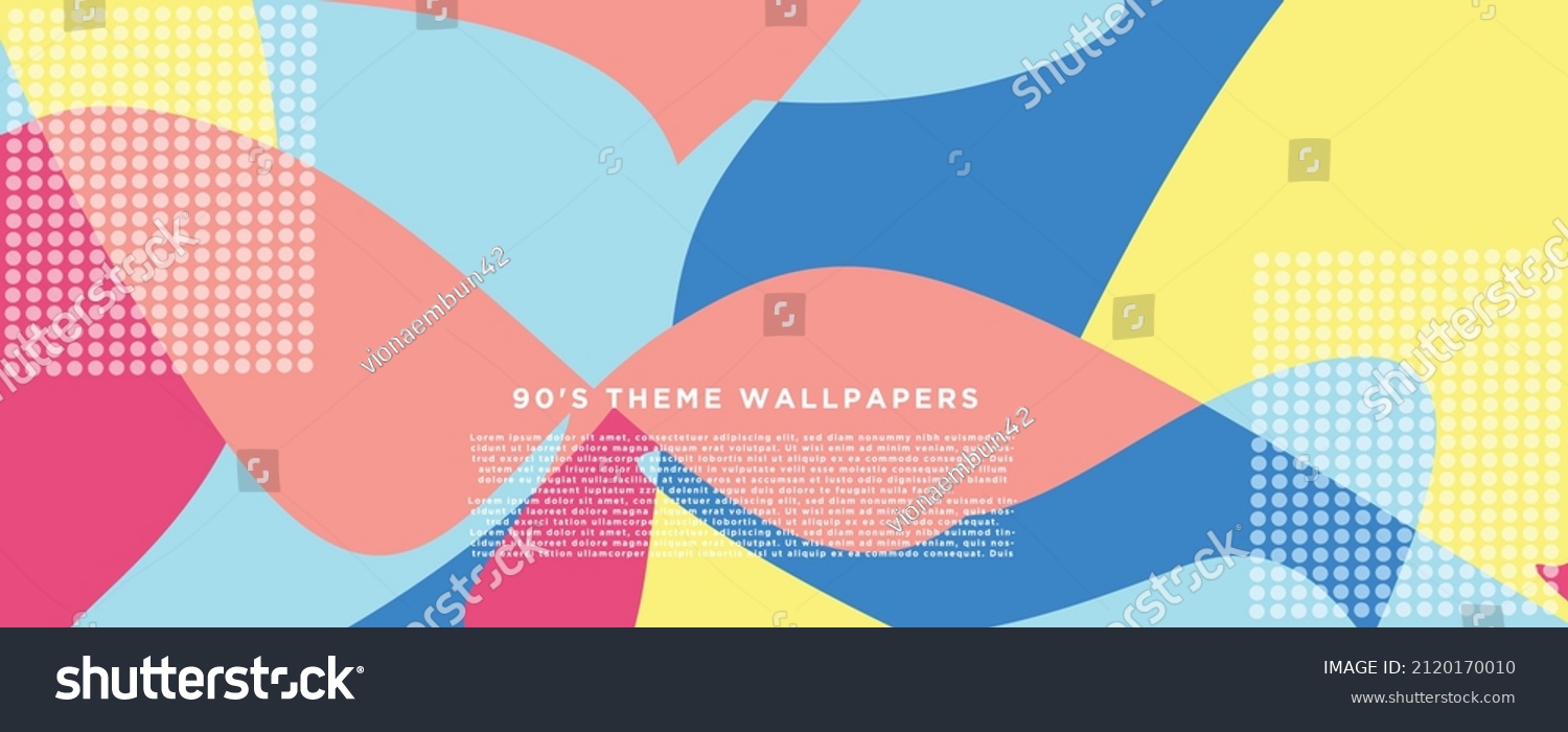 90s Theme Wallpaper90s Nostalgia Theme Fluid Stock Vector (Royalty Free ...