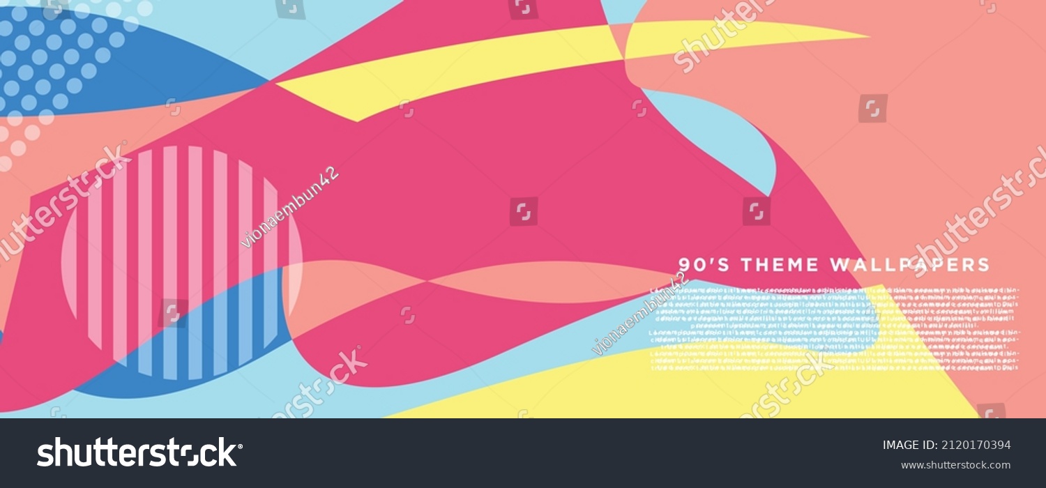90s Theme Wallpaper90s Nostalgia Theme Fluid Stock Vector (Royalty Free ...