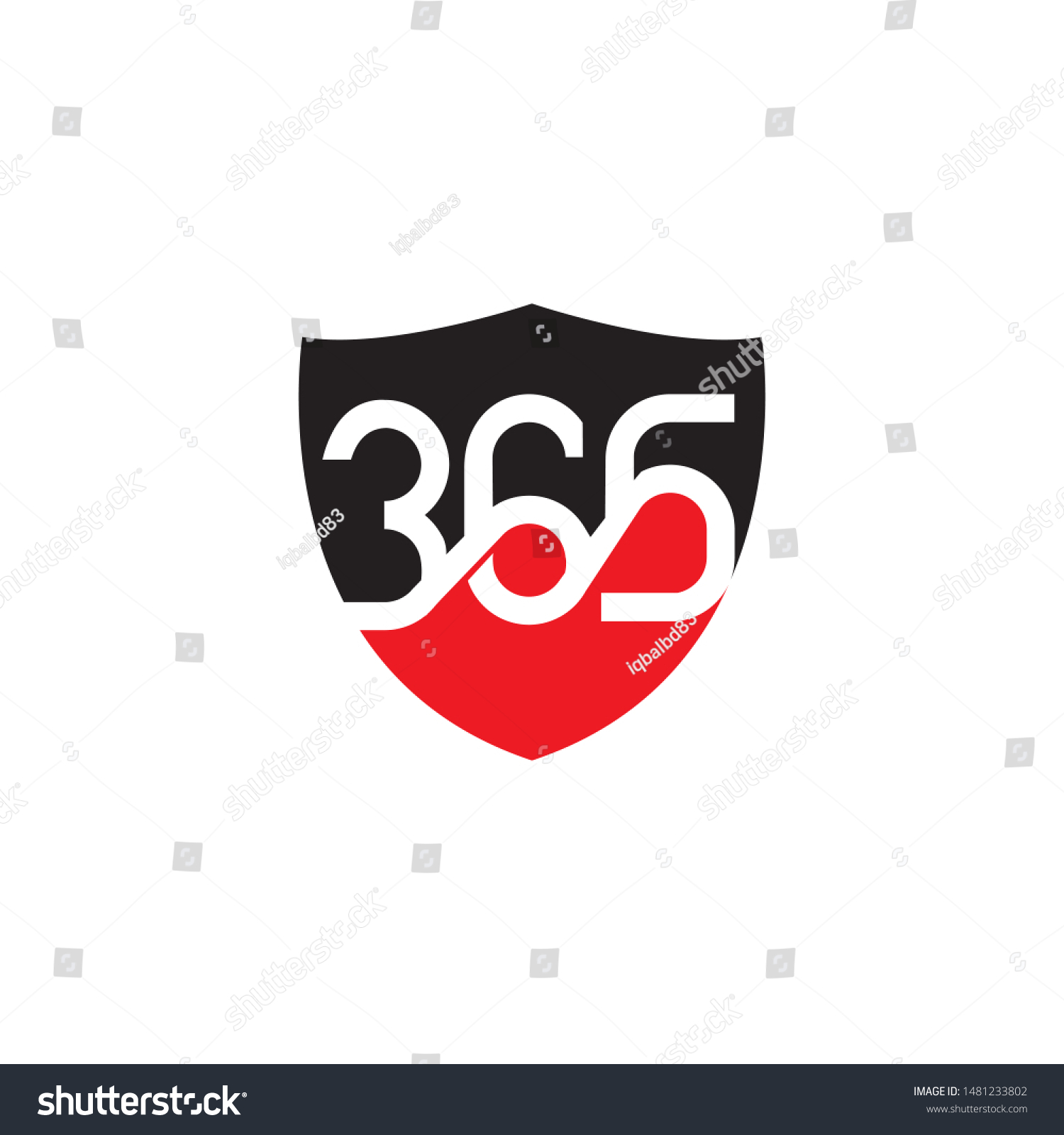 365 Safeguard Logo Design Template Stock Vector (Royalty Free ...