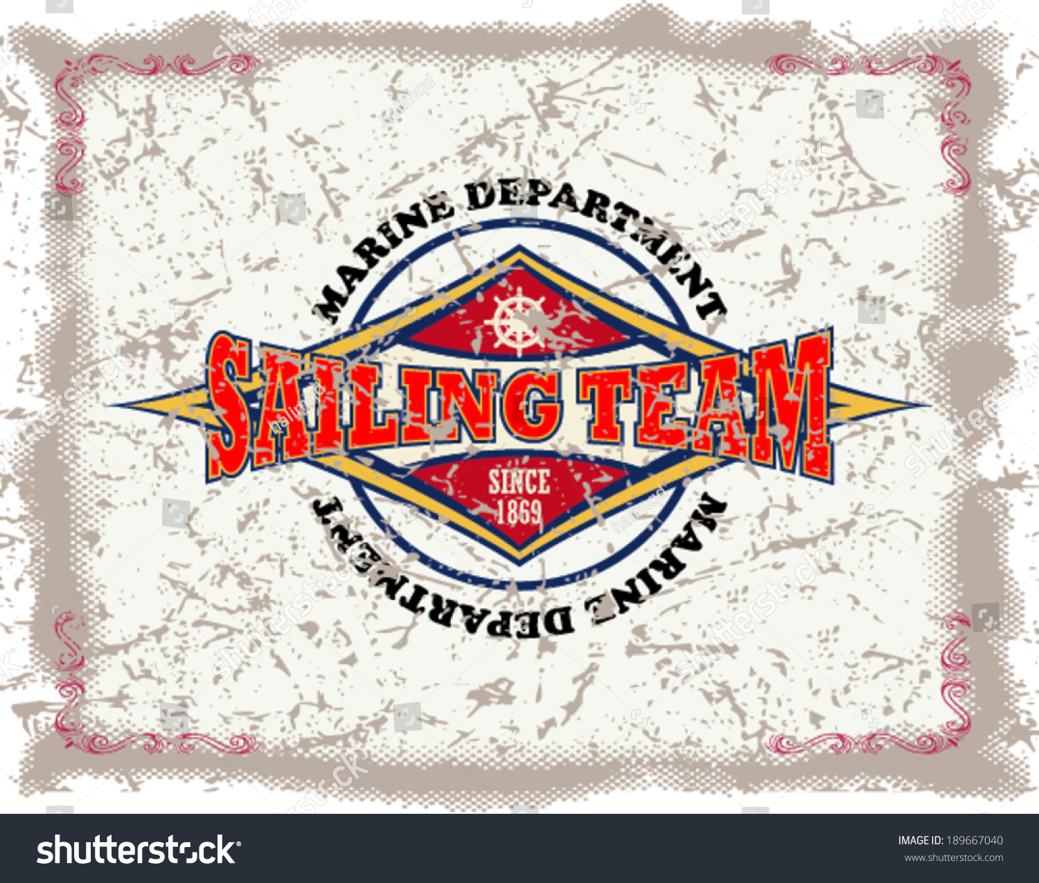 Sailing Team Vector Illustration Stock Vector (Royalty Free) 189667040 ...