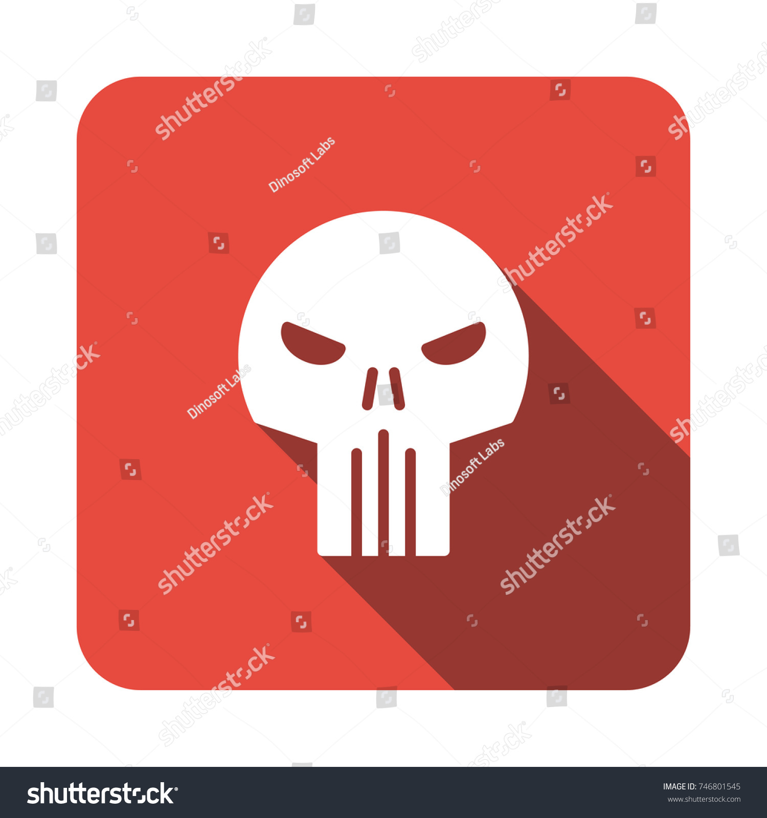 Scary Icon Stock Vector (Royalty Free) 746801545 | Shutterstock