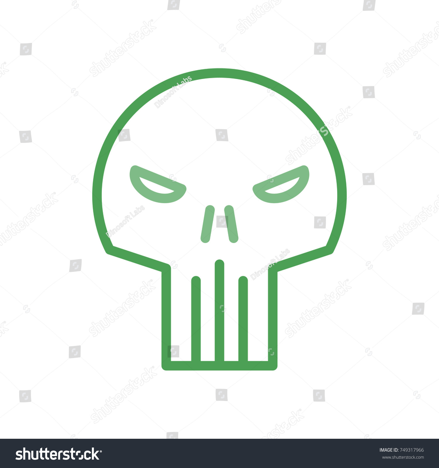 Scary Icon Stock Vector (Royalty Free) 749317966 | Shutterstock
