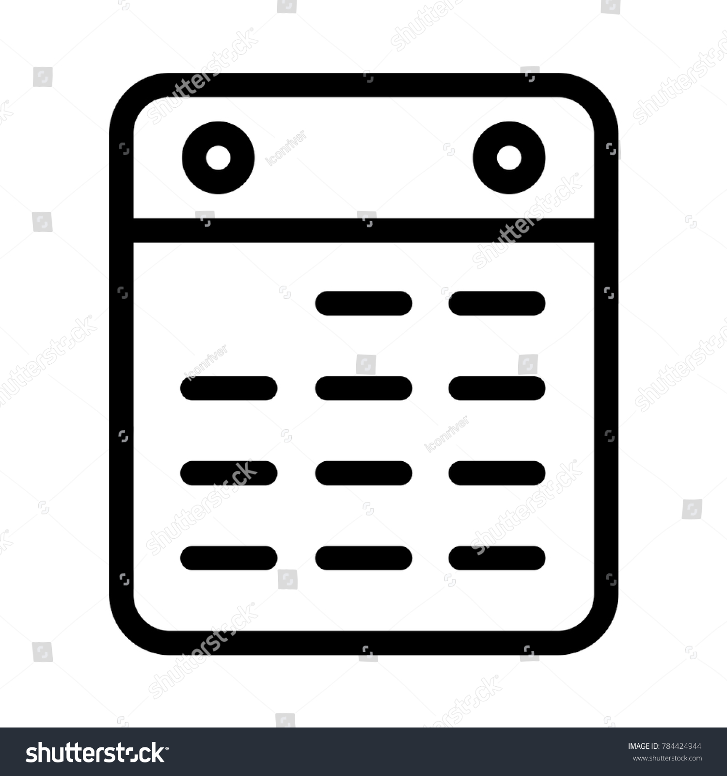 Schedule Digital Marketing Stock Vector (Royalty Free) 784424944 ...