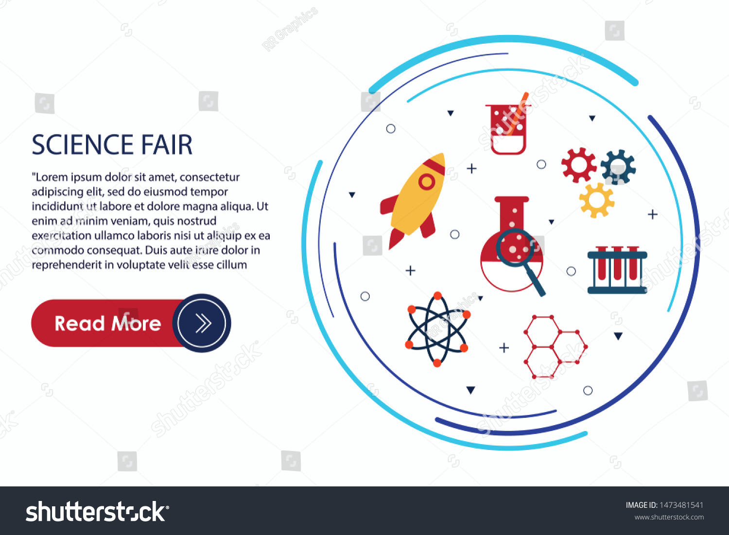 Science Fair Poster Concept Vector Illustration: Vector có sẵn (miễn ...