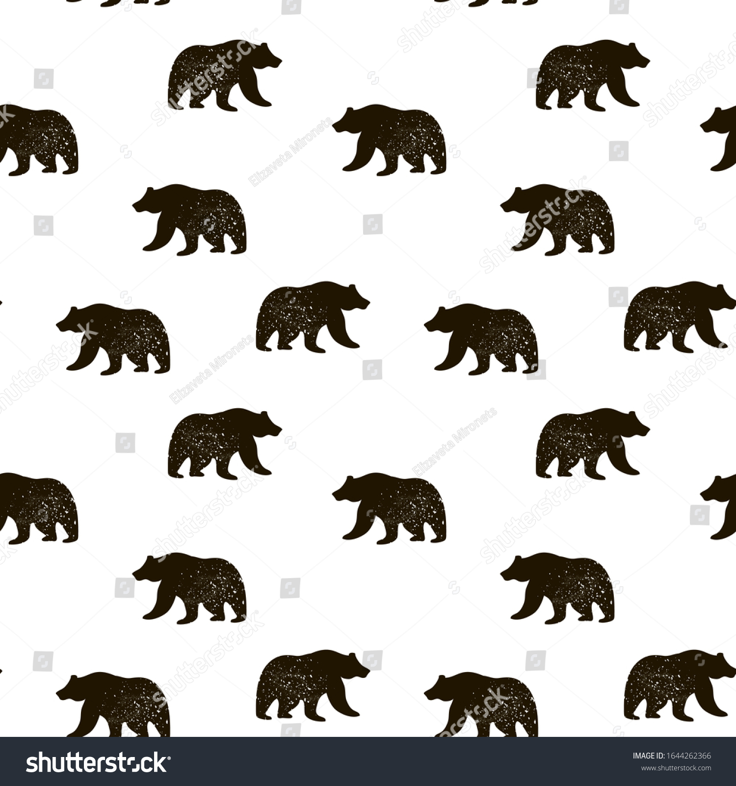 42 Real bears seamless Images, Stock Photos & Vectors | Shutterstock