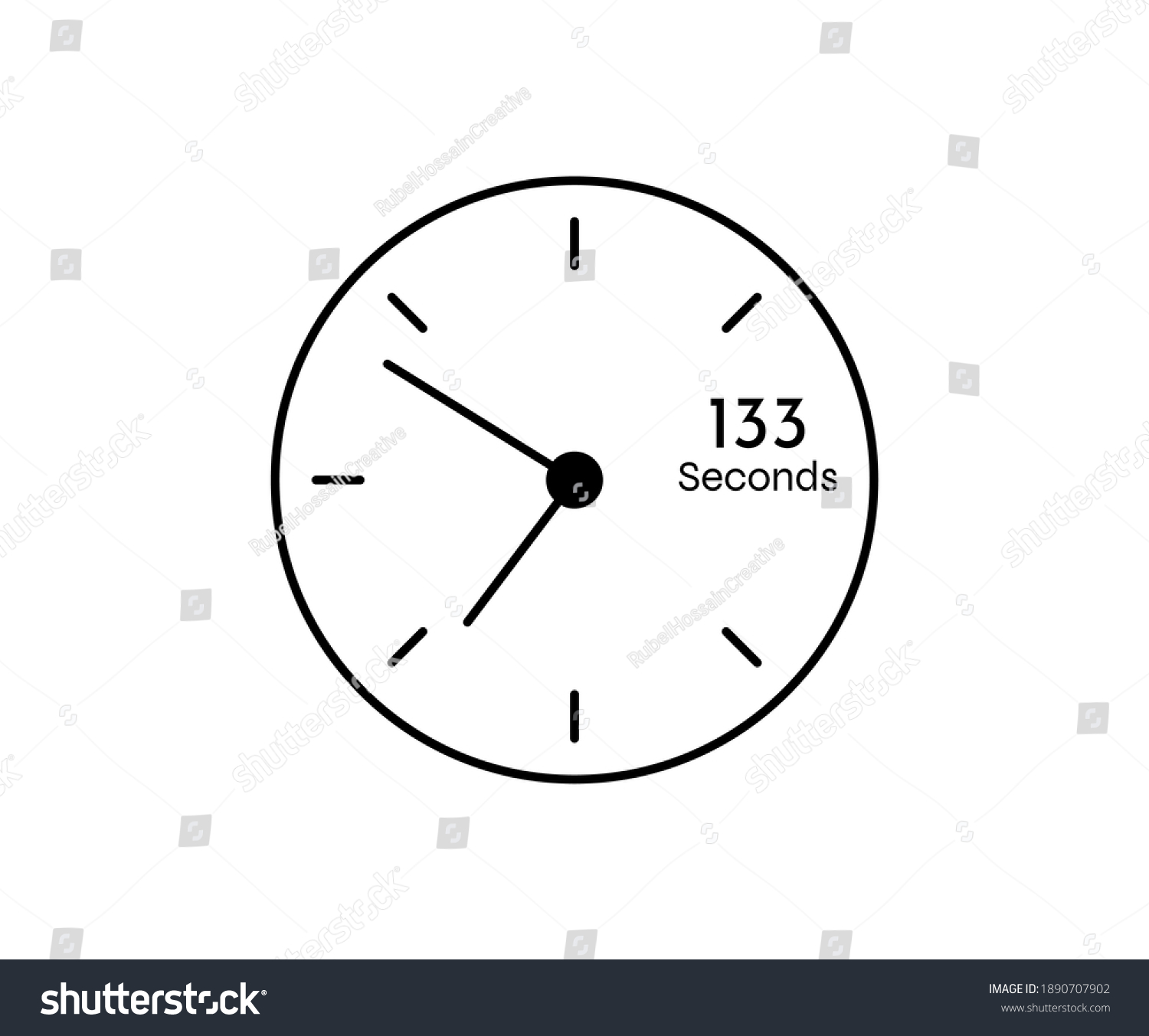 3 133 seconds Images, Stock Photos & Vectors | Shutterstock