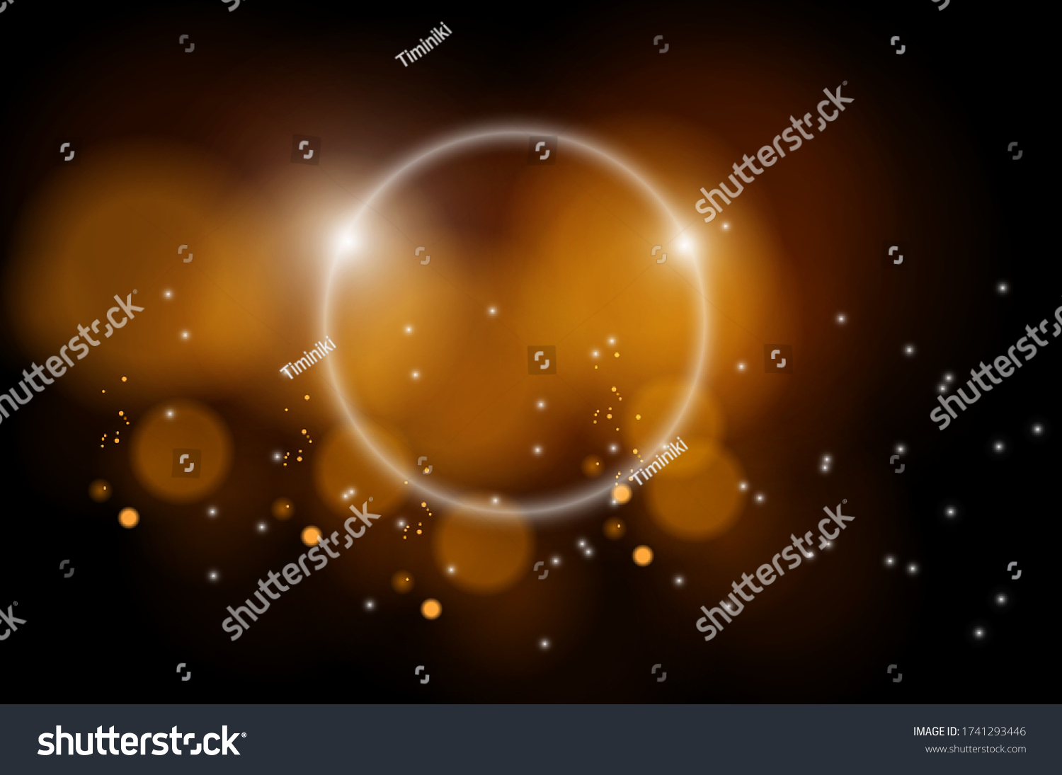 Shiny Frames Dust Isolated On Transparent Stock Vector (Royalty Free ...