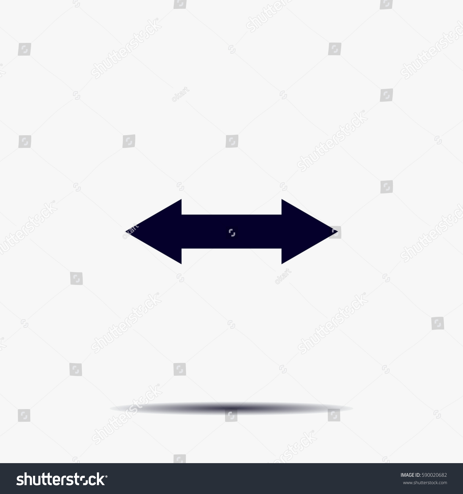 2 Side Arrow Illustration Icon: เวกเตอร์สต็อก (ปลอดค่าลิขสิทธิ์) 590020682