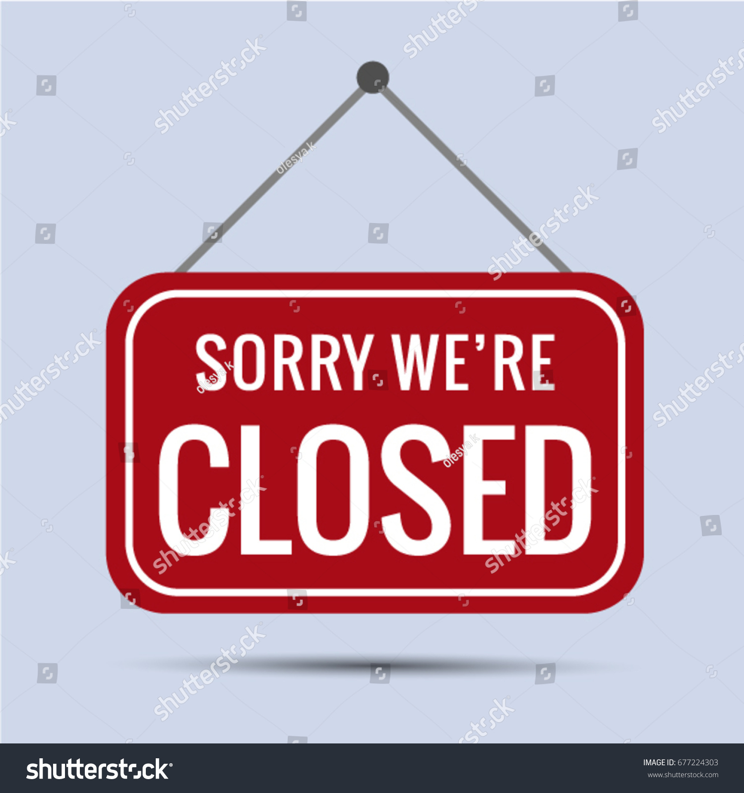 Sign Sorry Were Closed Vector Eps: เวกเตอร์สต็อก (ปลอดค่าลิขสิทธิ์ ...