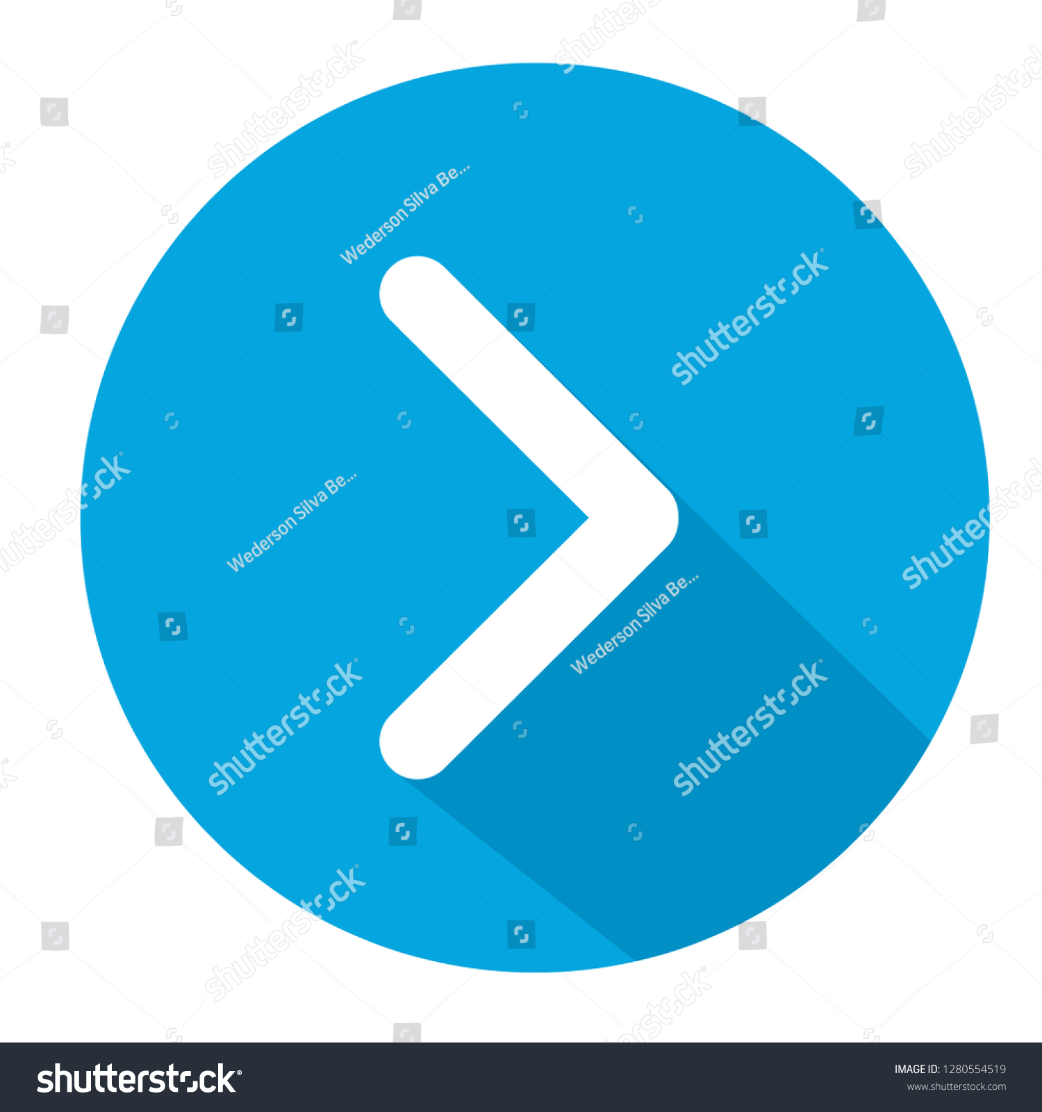 Skip Track Vector Icon Illustration Stock Vector (Royalty Free) 1280554519