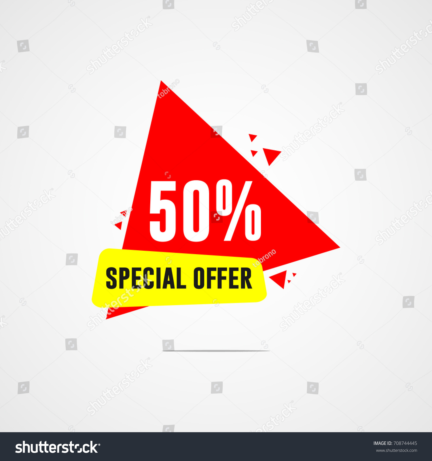 50 Special Offer Logo Vector Template Stock Vector (Royalty Free ...