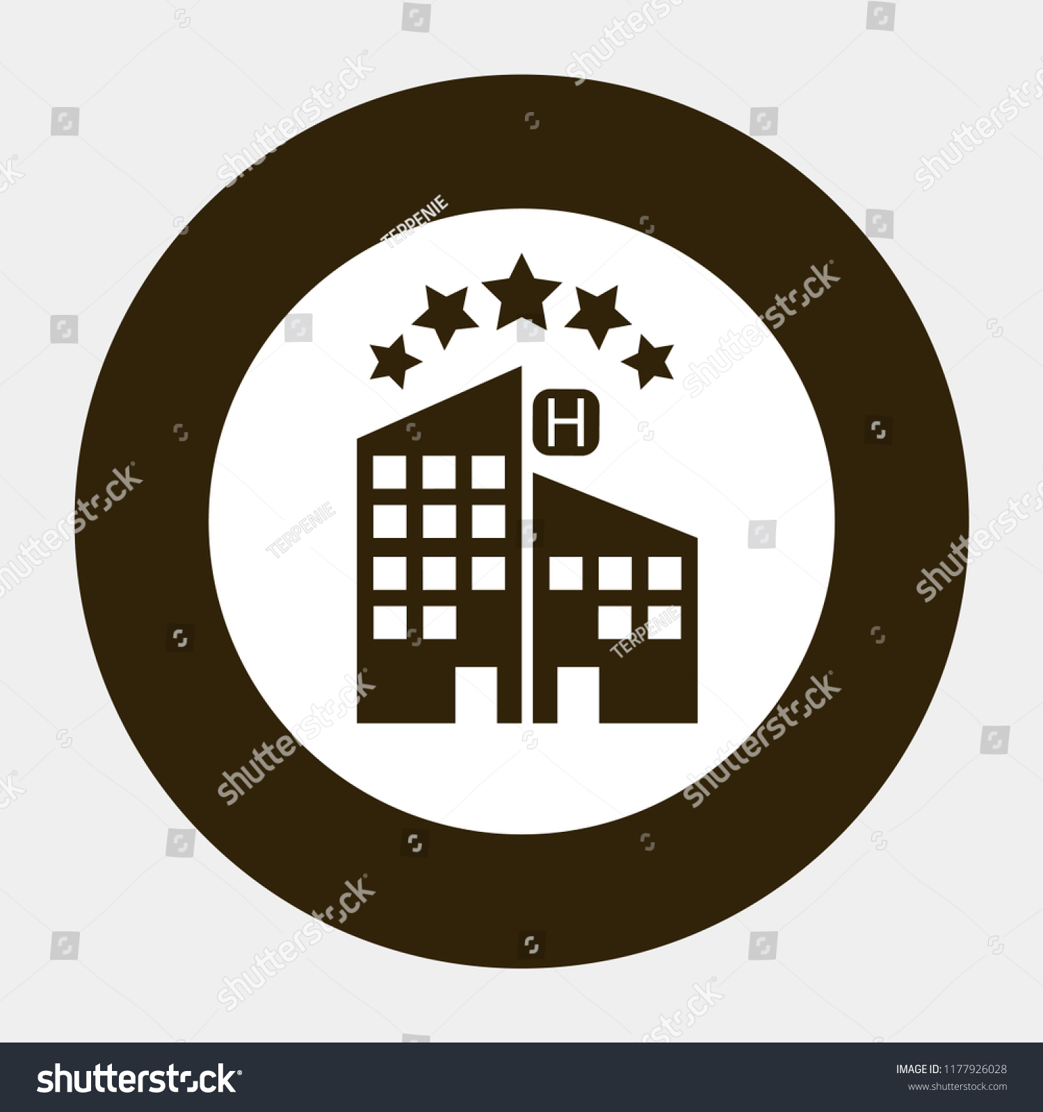5 Star Hotel Vector Icon 10 Stock Vector (Royalty Free) 1177926028 ...