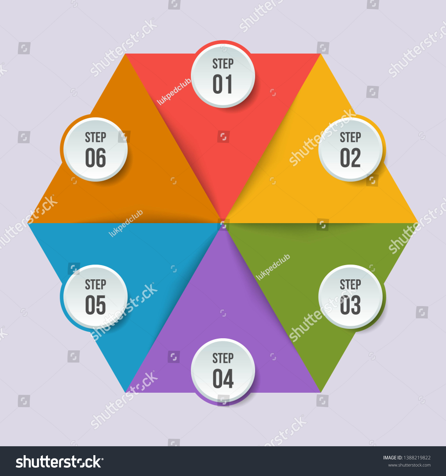 6 Steps Chart Infographic Diagram Stock Vector (Royalty Free ...
