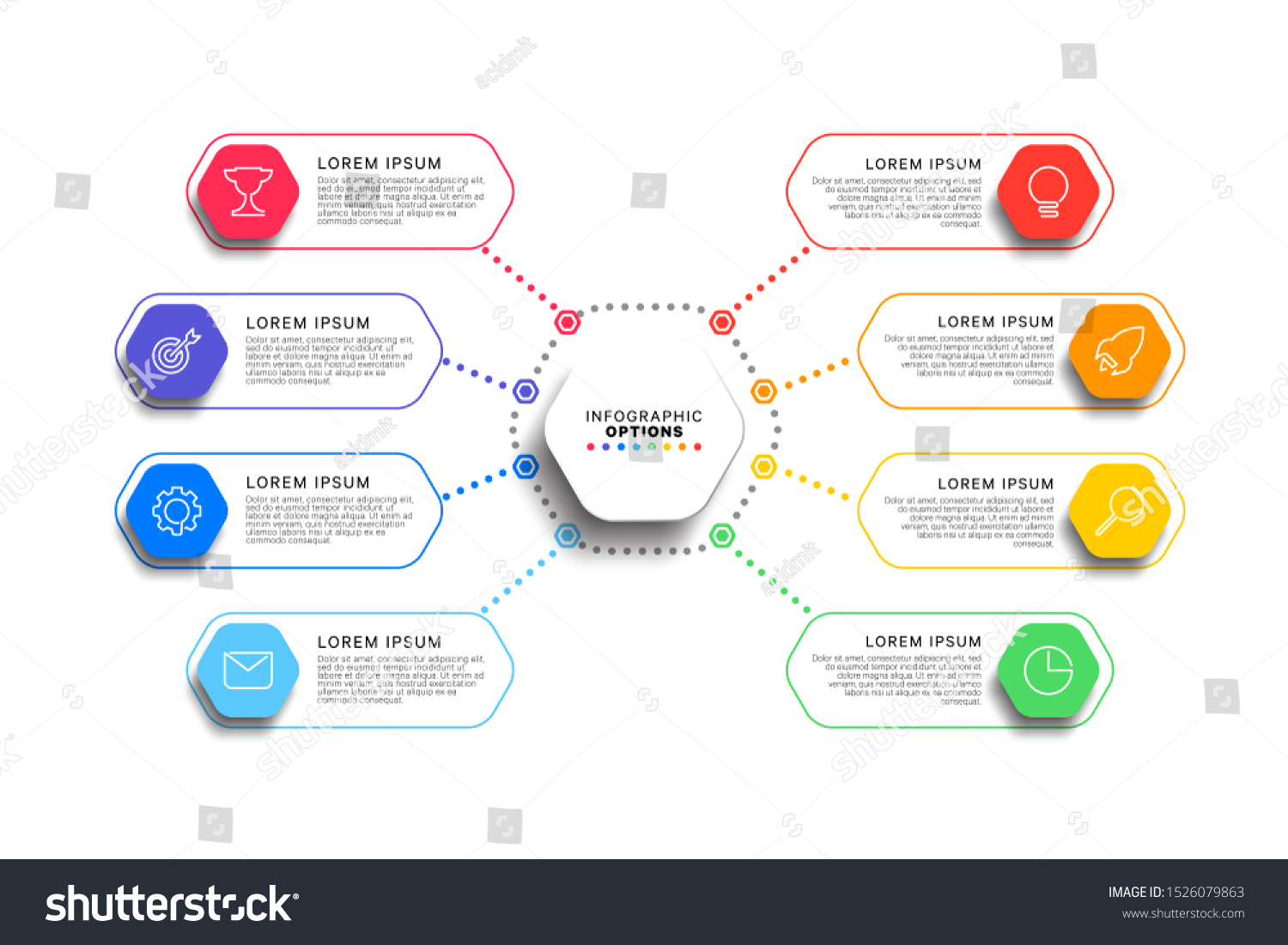290 8 items infographic Images, Stock Photos & Vectors | Shutterstock