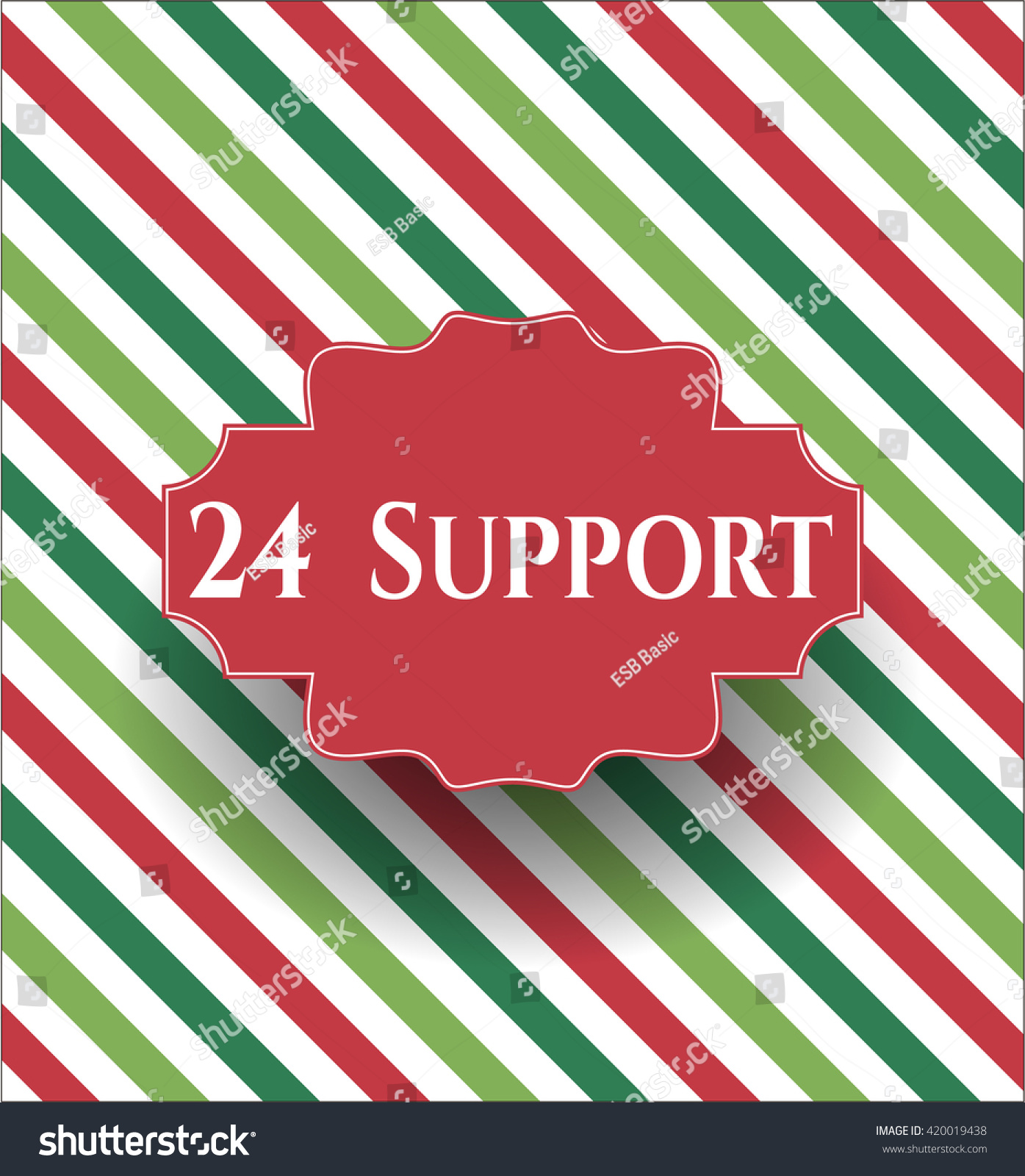 24 Support Poster Banner Stock Vector (Royalty Free) 420019438 ...