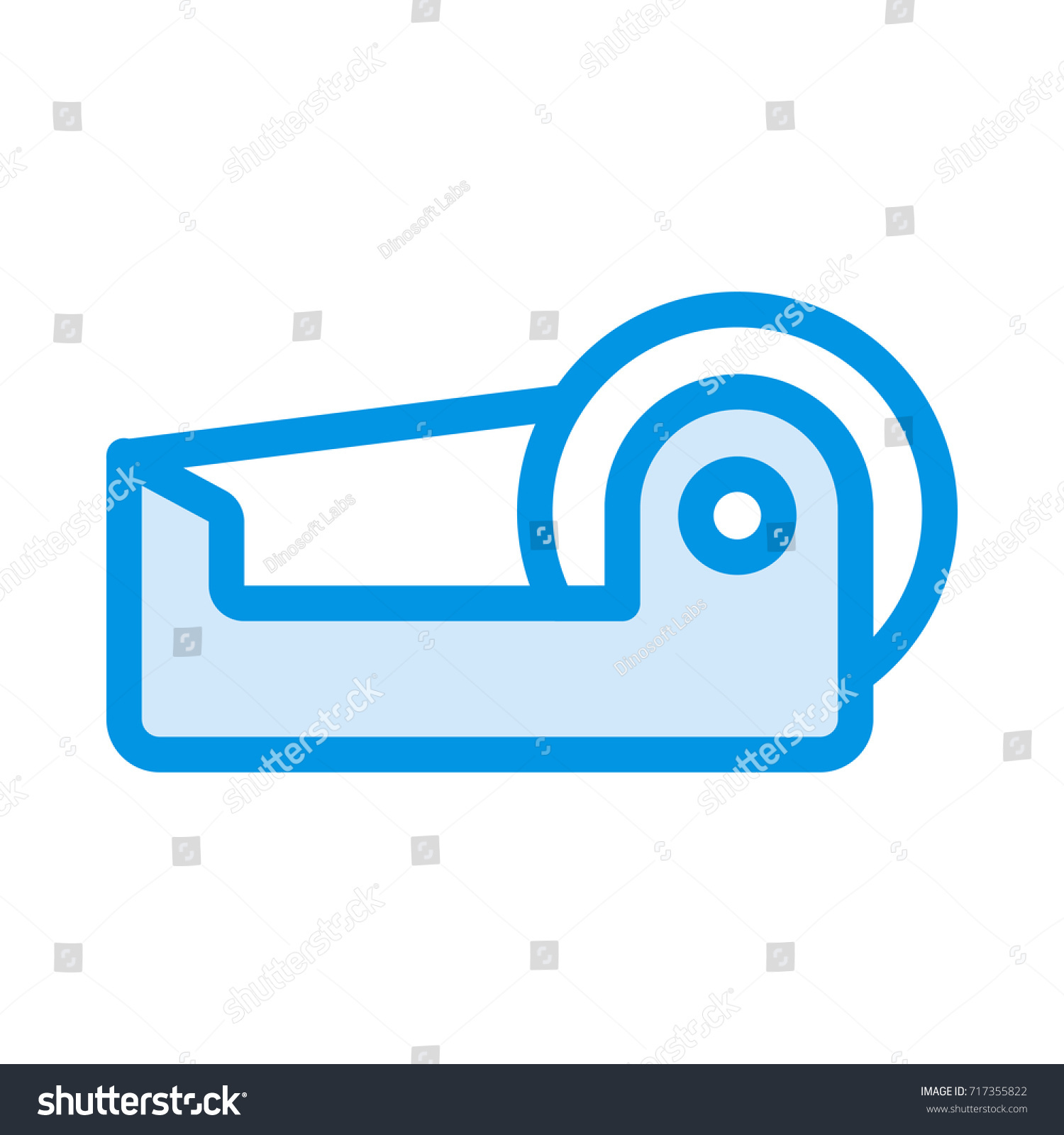 Tape Cutter Stock Vector (Royalty Free) 717355822 | Shutterstock
